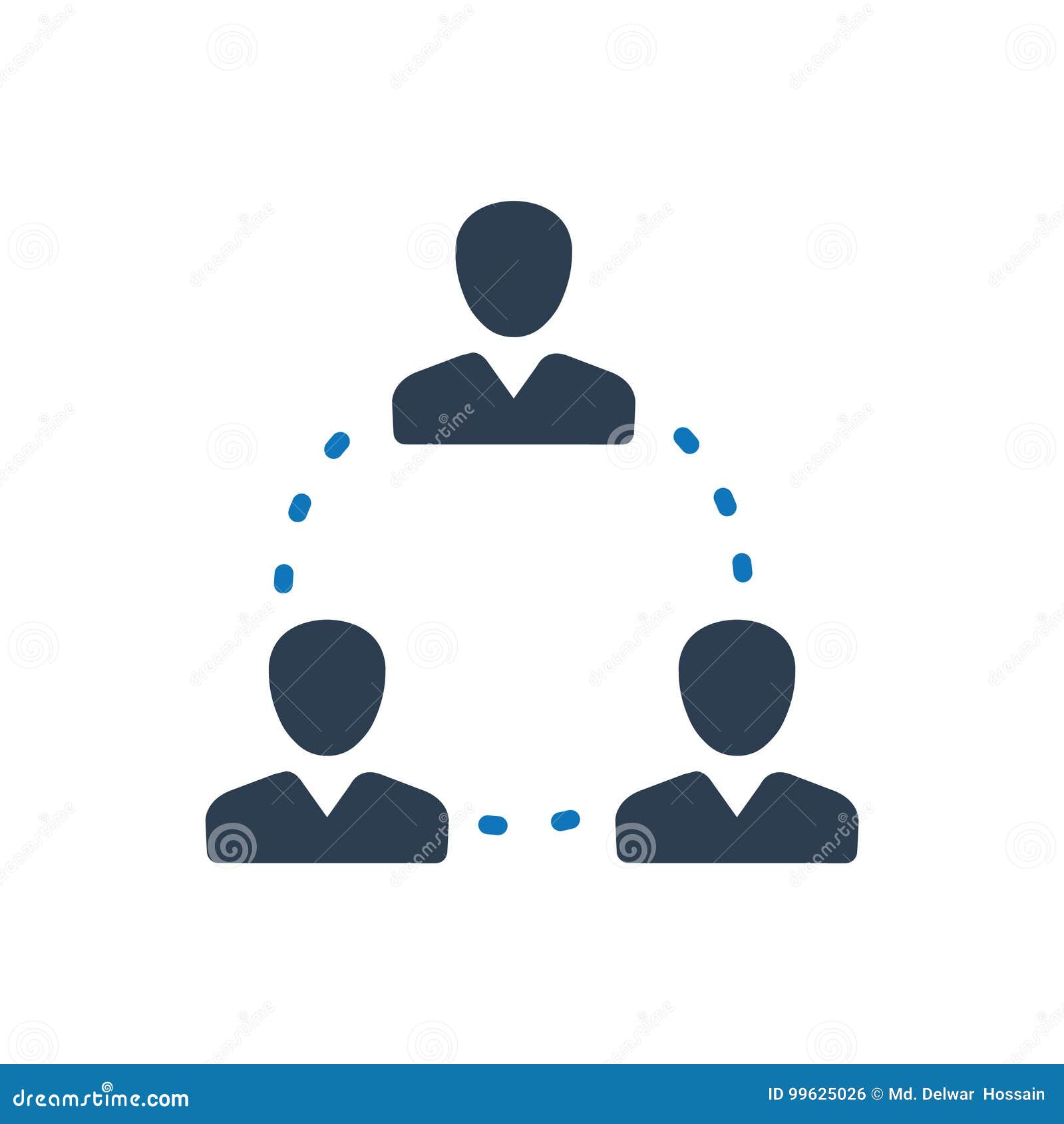 Teamwork Communication Icon Stock Vector - Illustration of sign ...