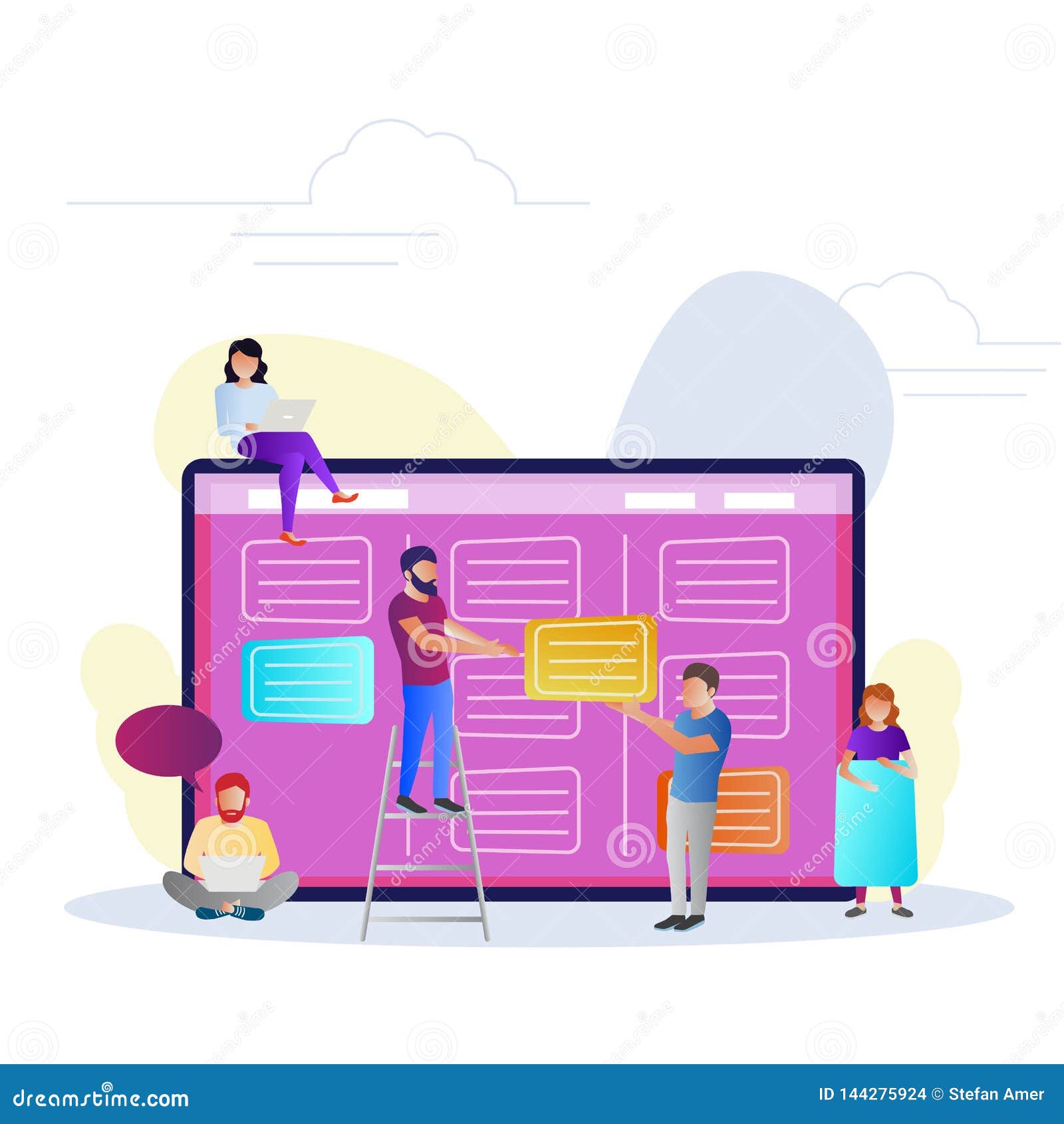 Teamwork, Communication, Interaction, Business Process, Agile Project ...