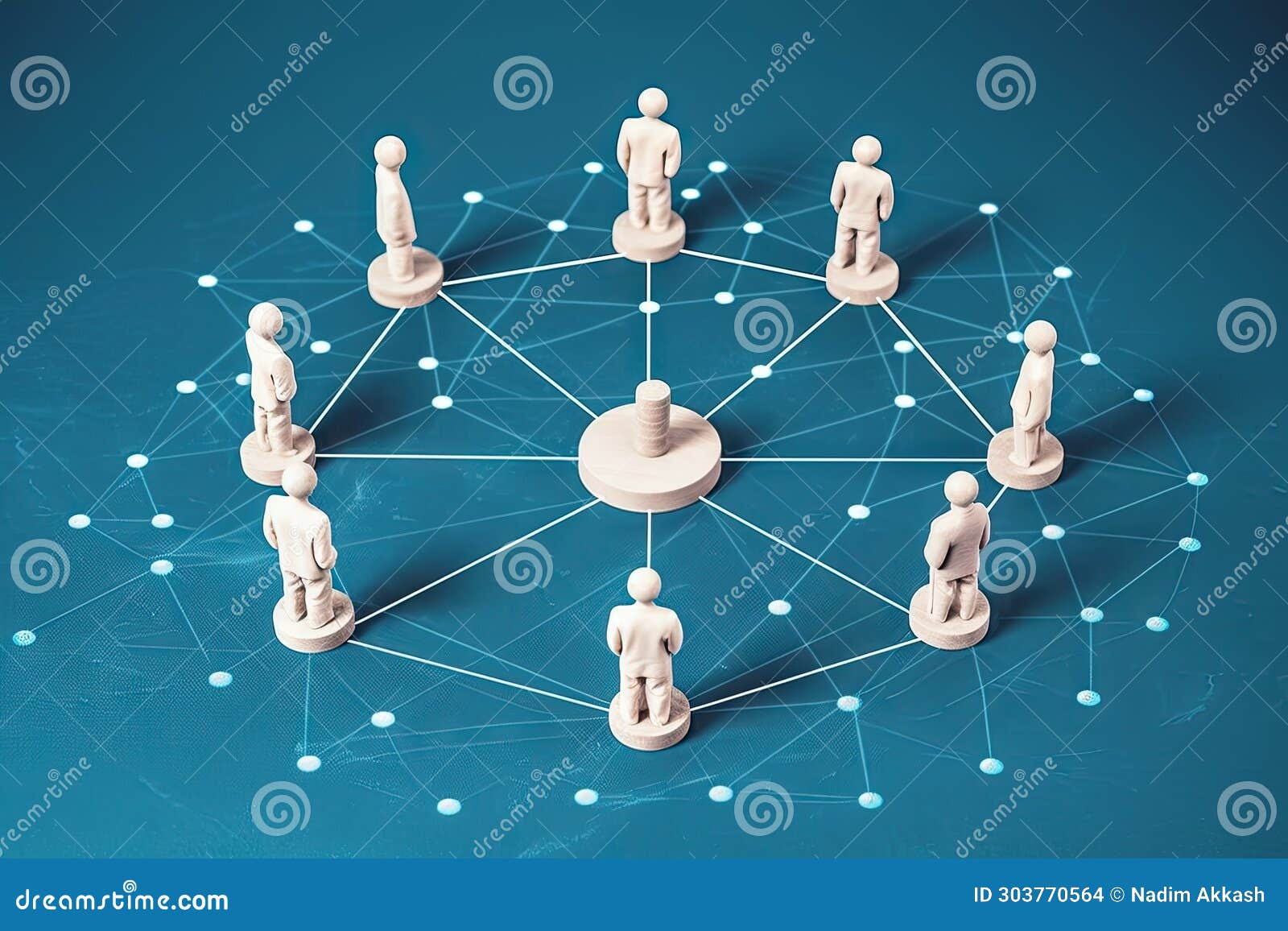 Teamwork Communication Networking Business Web Connecting People Group ...