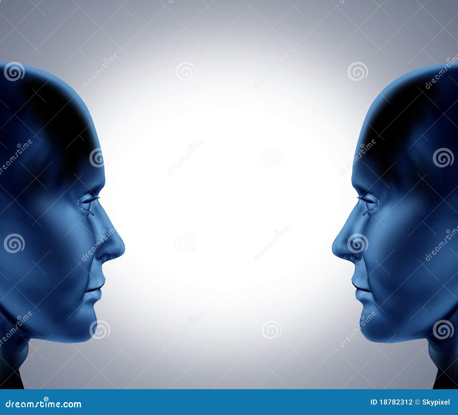 Teamwork and Communication Symbol Stock Illustration - Illustration of ...