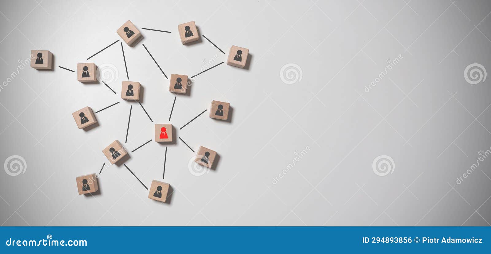 Teamwork and Community Concept with Wooden Blocks Stock Photo - Image ...
