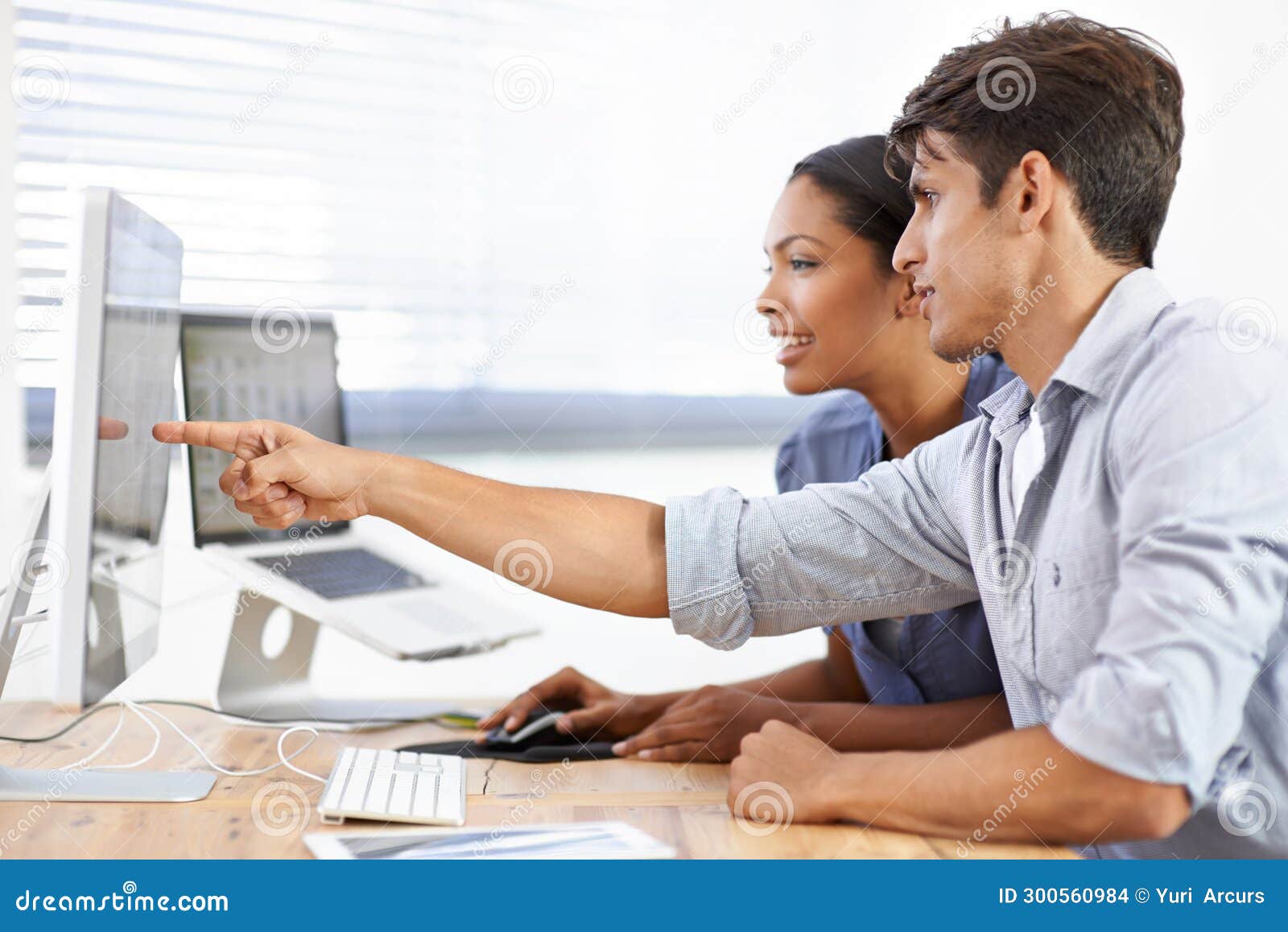 Teamwork, Computer or Web Developers with Research or News in Office ...