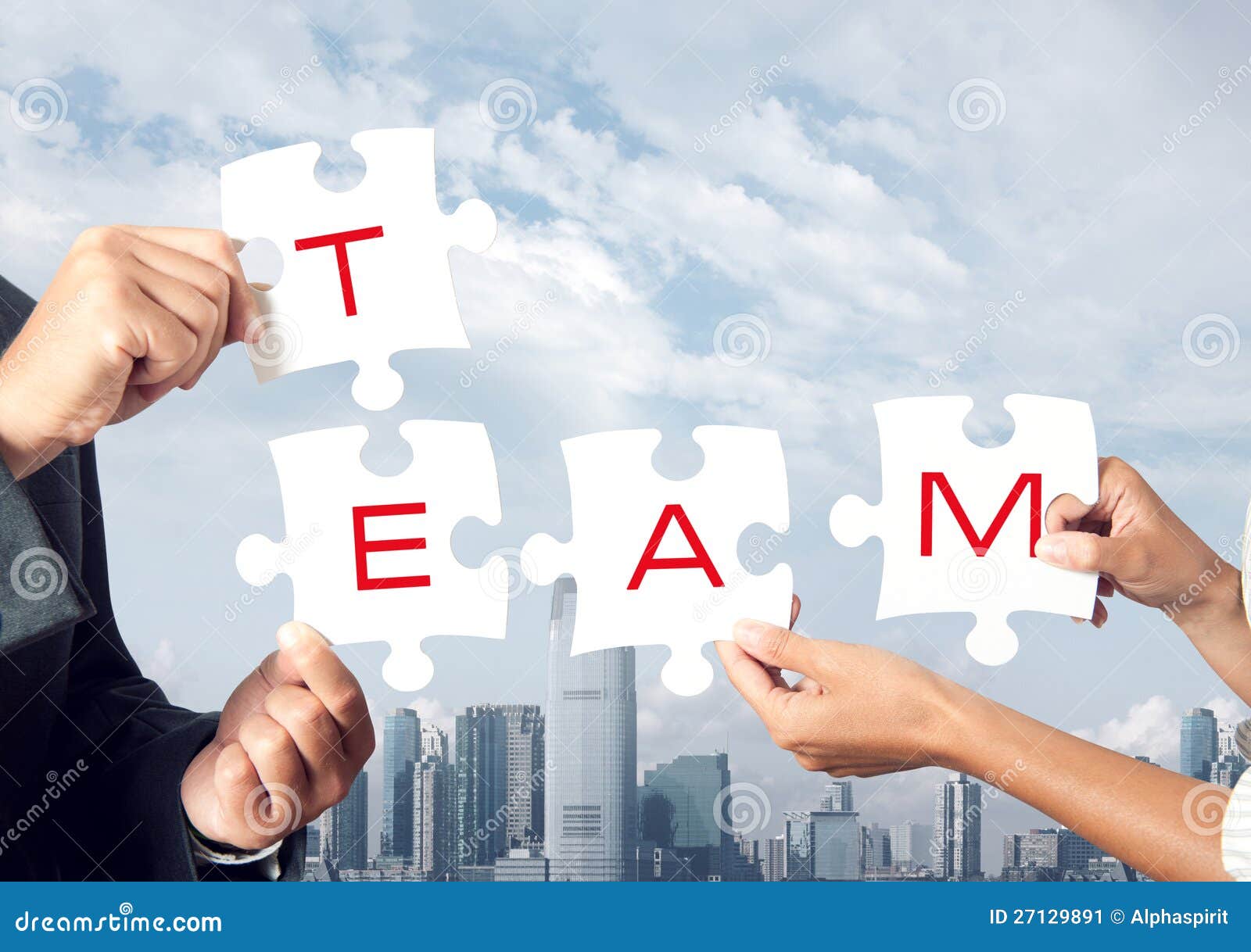 Teamwork concept stock image. Image of partnership, office - 27129891