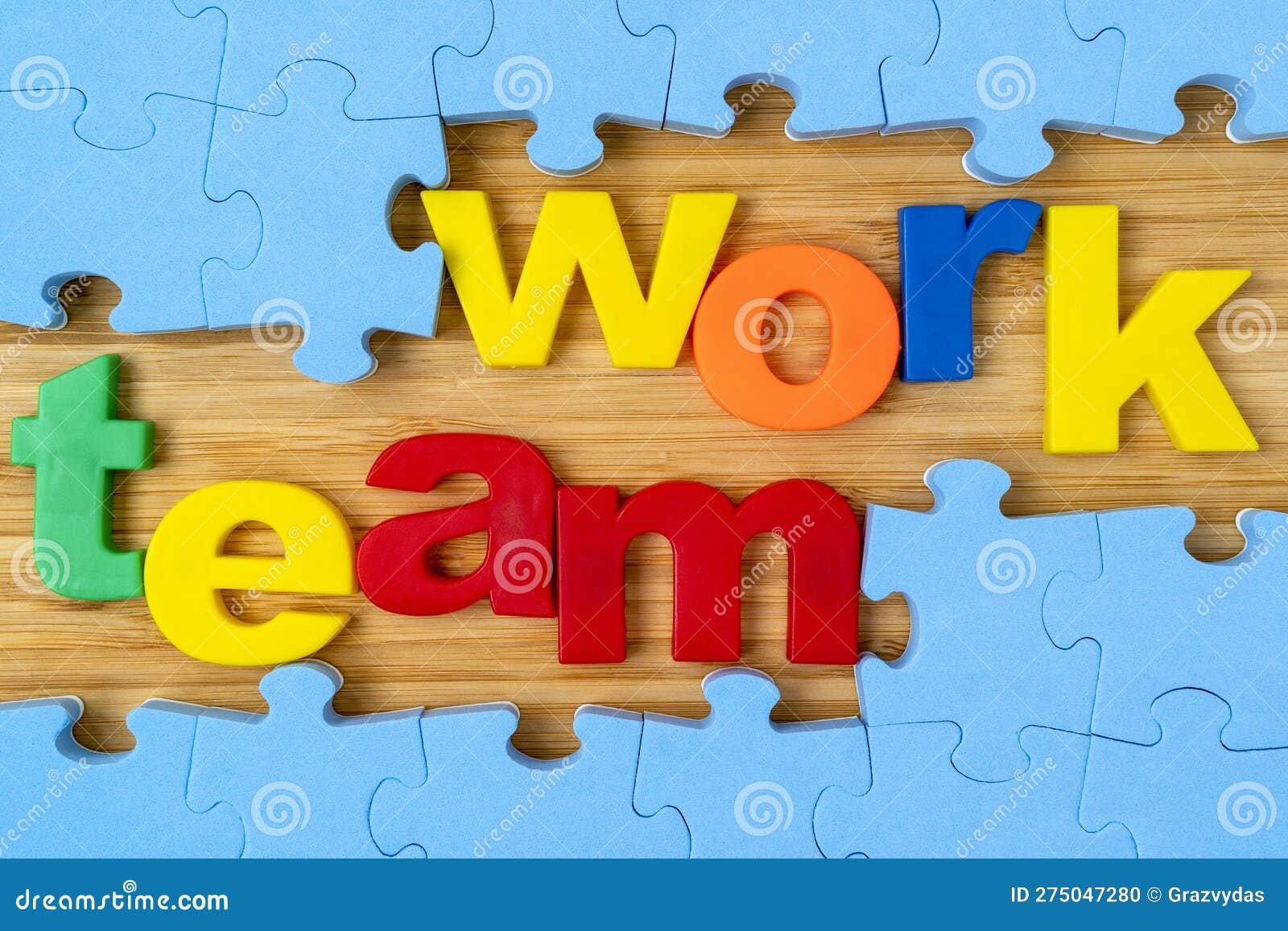 Teamwork concept business stock photo. Image of color - 275047280