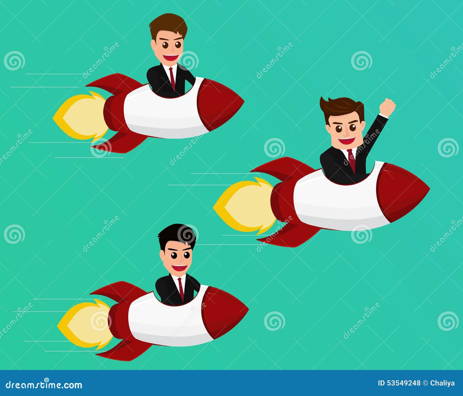 Rocket Startup. Business. Rocket Ship In A Flat Style.Vector ...