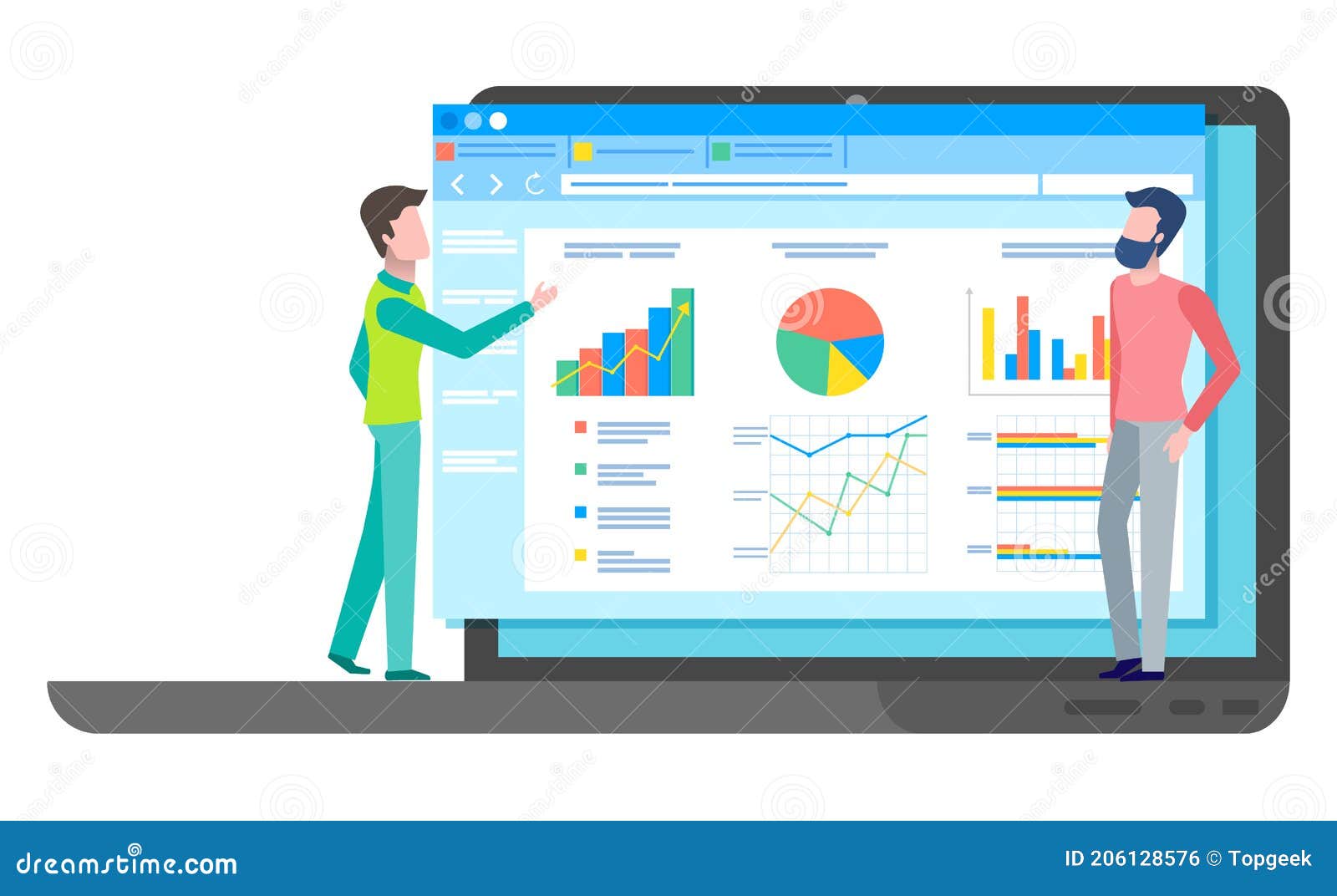 Teamwork Concept, Collaboration and Discussion Graphical Business ...