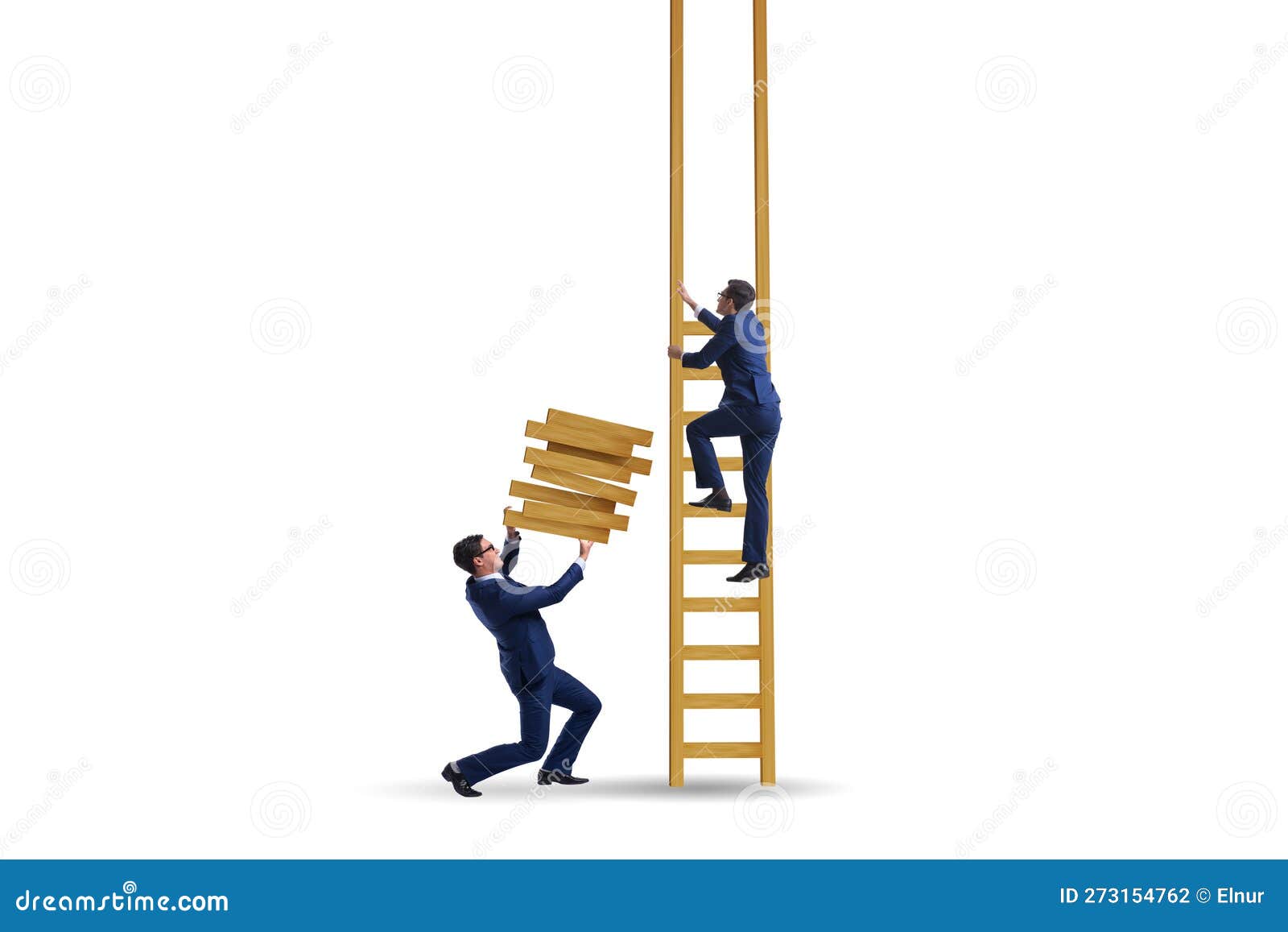 Teamwork Concept with Colleagues Helping Each Other Stock Photo - Image ...