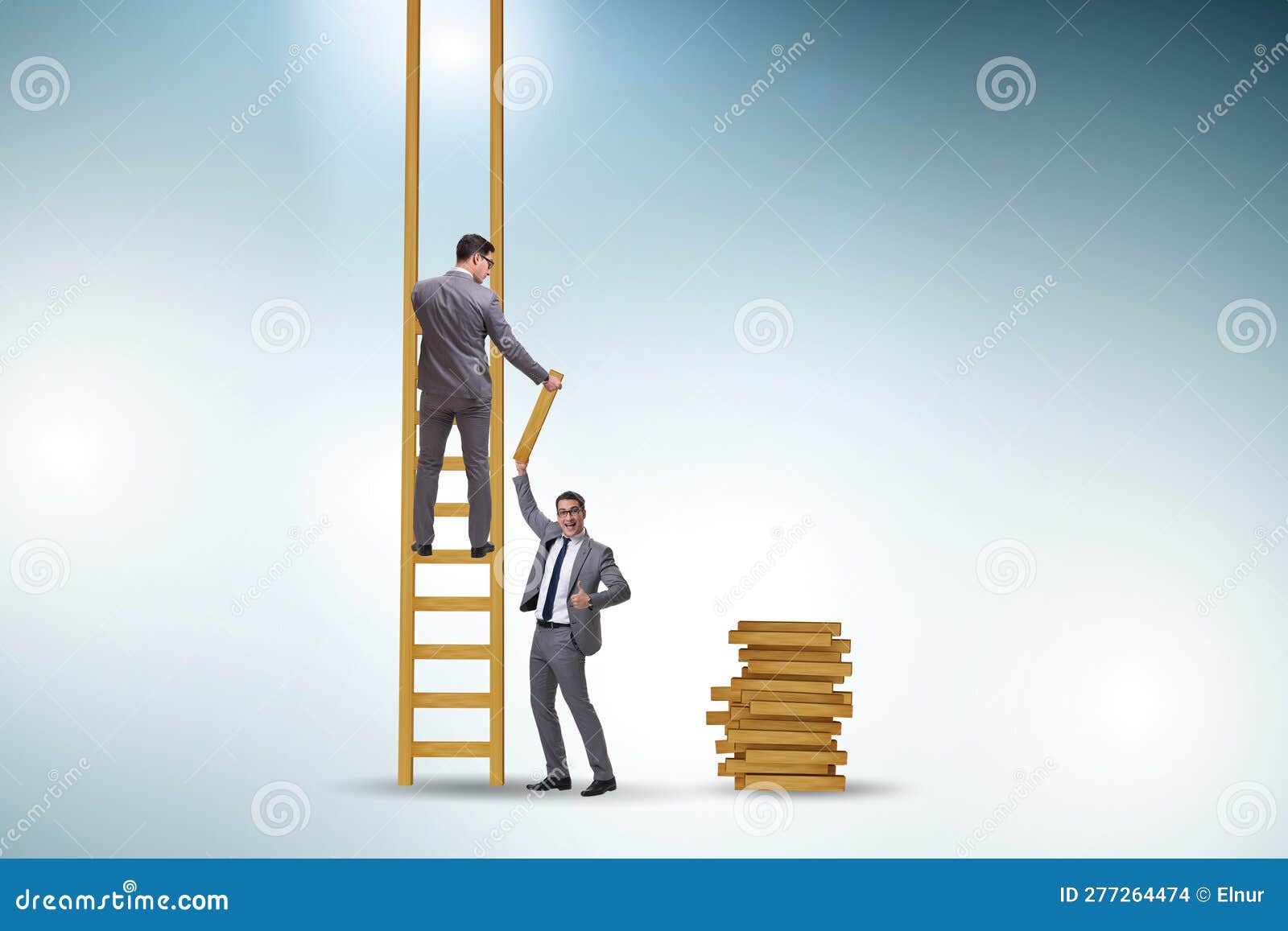 Teamwork Concept with Colleagues Helping Each Other Stock Photo - Image ...