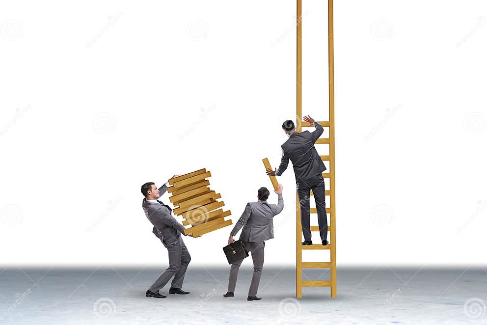 Teamwork Concept with Colleagues Helping Each Other Stock Photo - Image ...