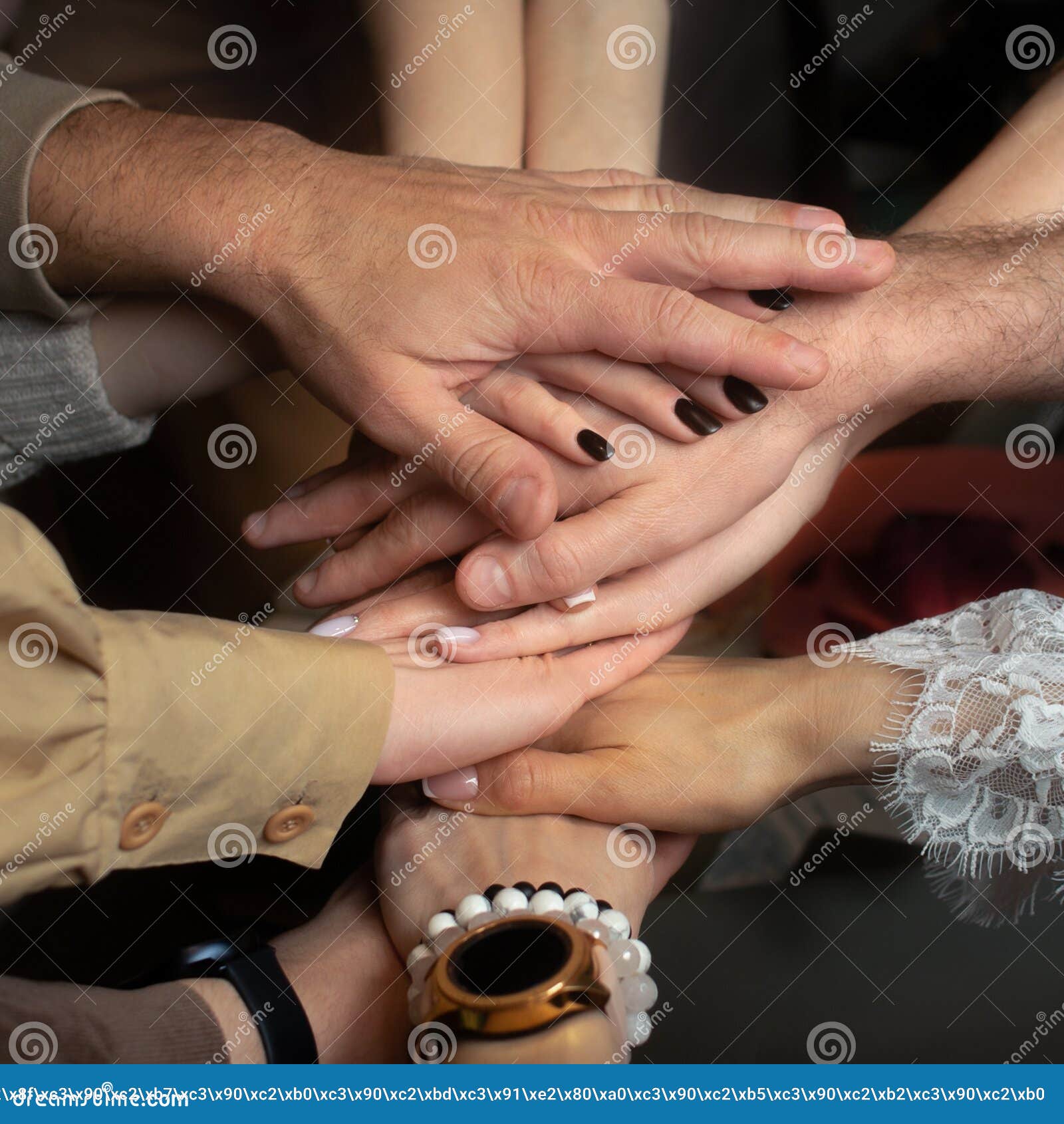 Teamwork Concept, Cooperation Agreement. Stock Photo - Image of ...