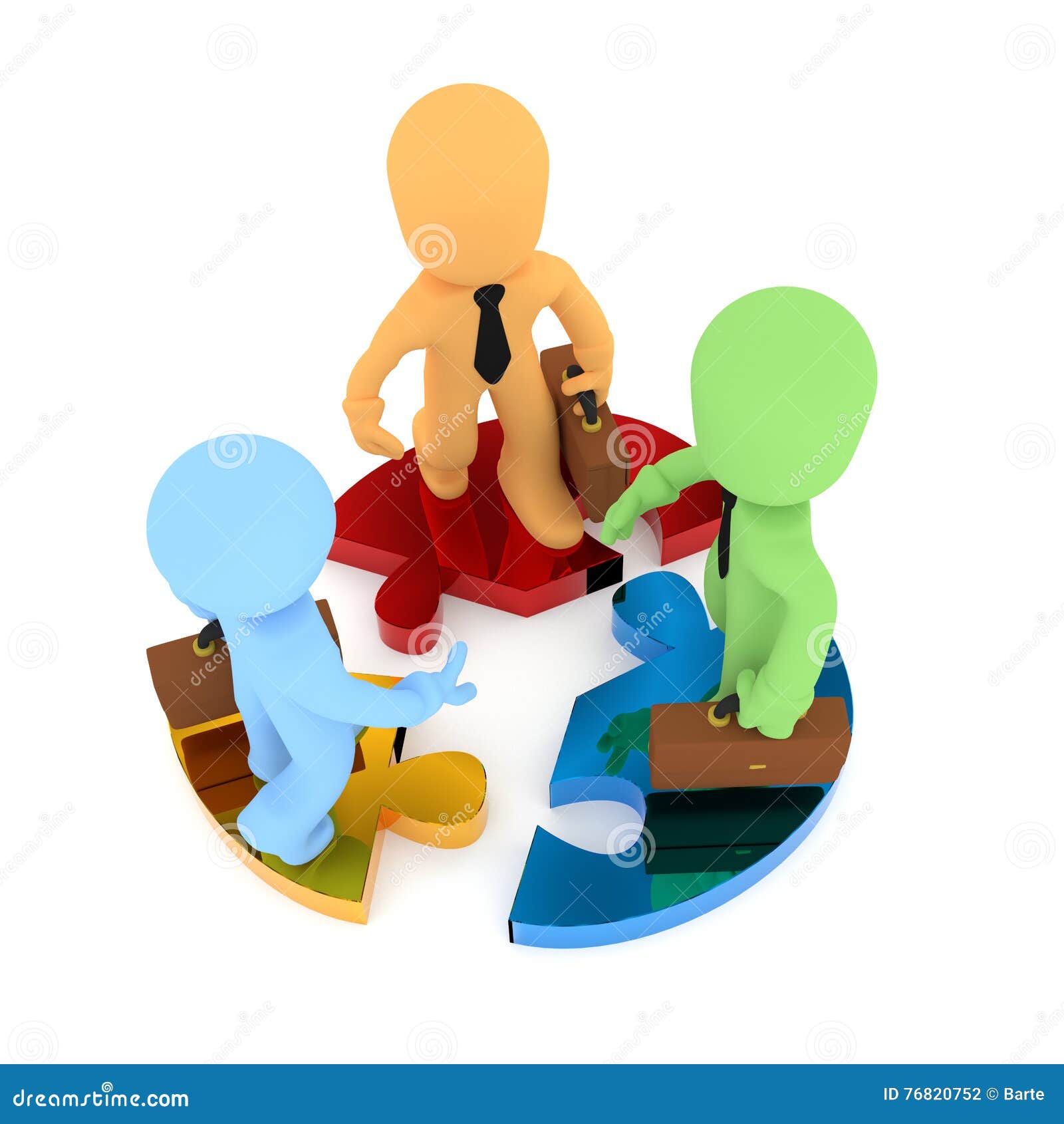 Teamwork Concept 3d Rendering Stock Illustration - Illustration of ... Teamwork Concept 3d Rendering Stock Illustration - Illustration of ...