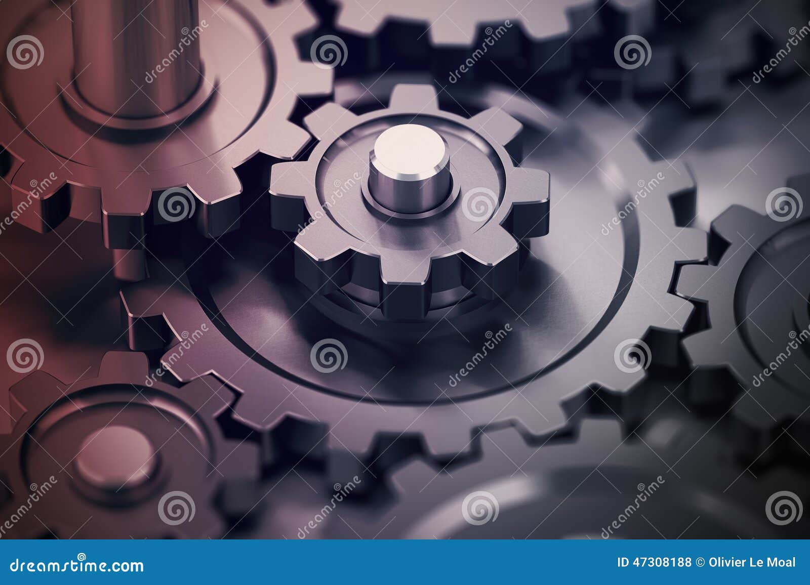 Teamwork Concept stock illustration. Illustration of machinery - 47308188