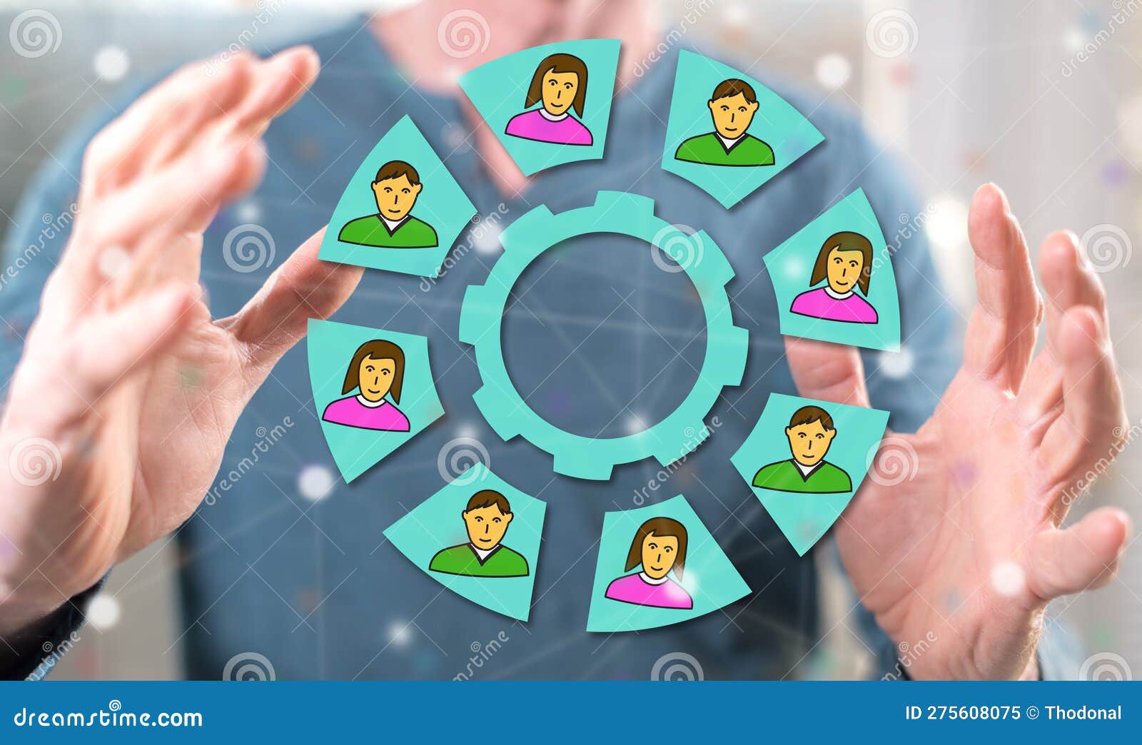 Concept of teamwork stock image. Image of organization - 275608075