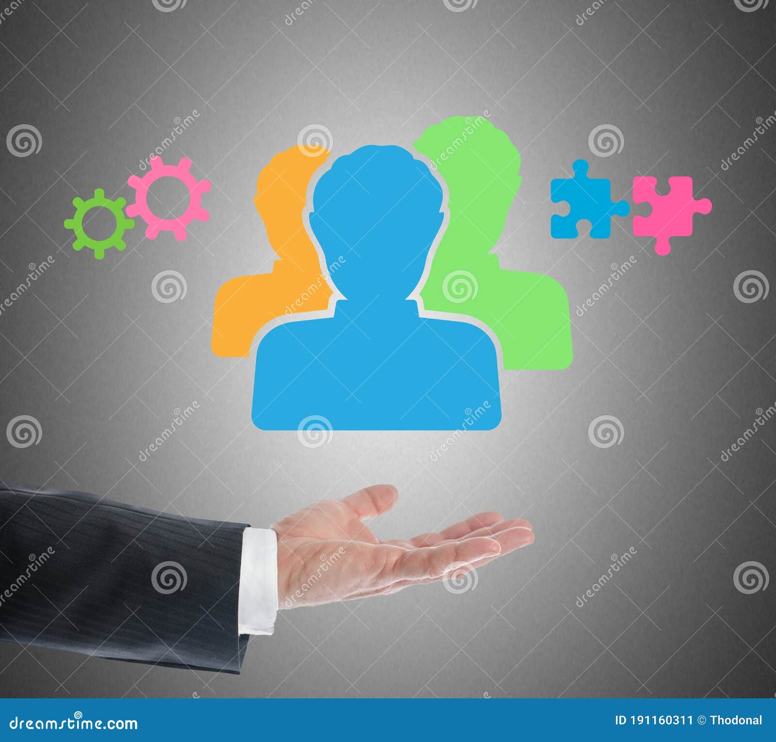 Levitating Gear On Yellow Background. Engineering Technology. Mechanism ...