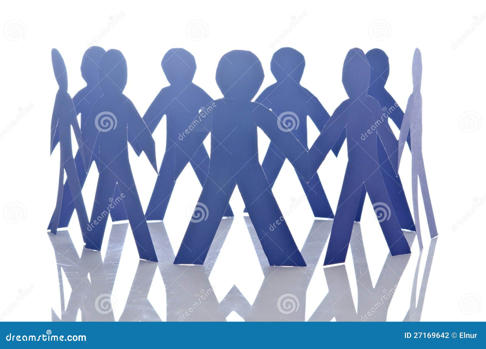 Teamwork Concept - Paper Cut People Stock Photo - Image of community ...