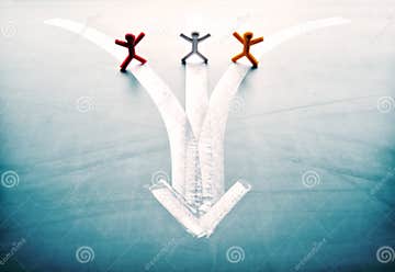 Teamwork Concept, People with the Same Goal Stock Photo - Image of ...