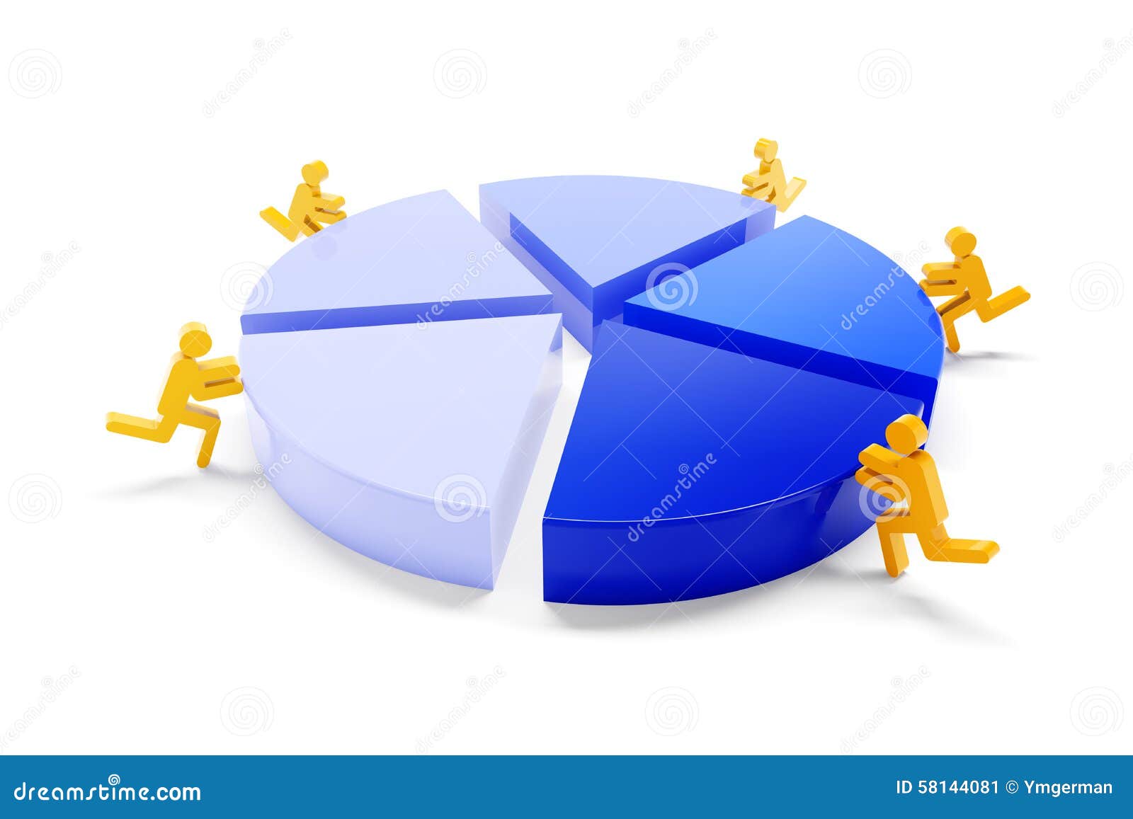 Teamwork concept stock illustration. Illustration of report - 58144081