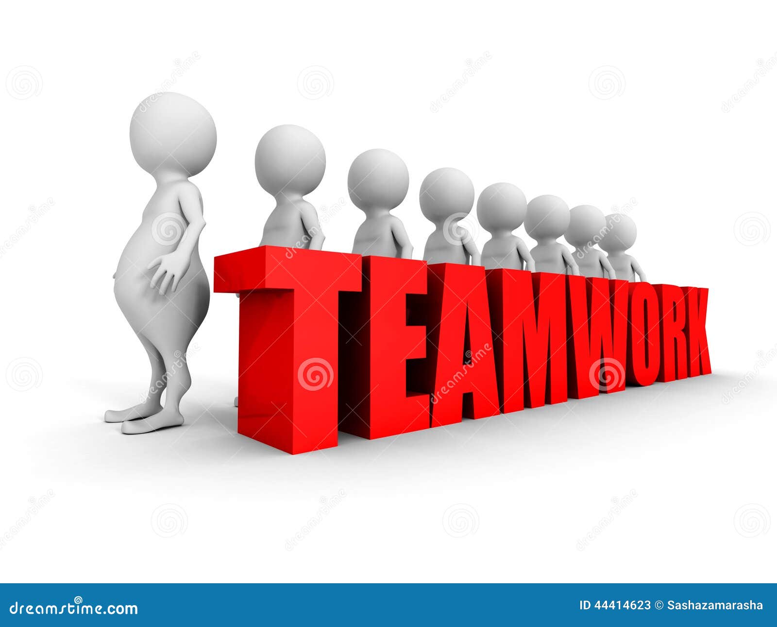 Teamwork Concept with Success 3d People Team Stock Illustration ... Teamwork Concept with Success 3d People Team Stock Illustration ...