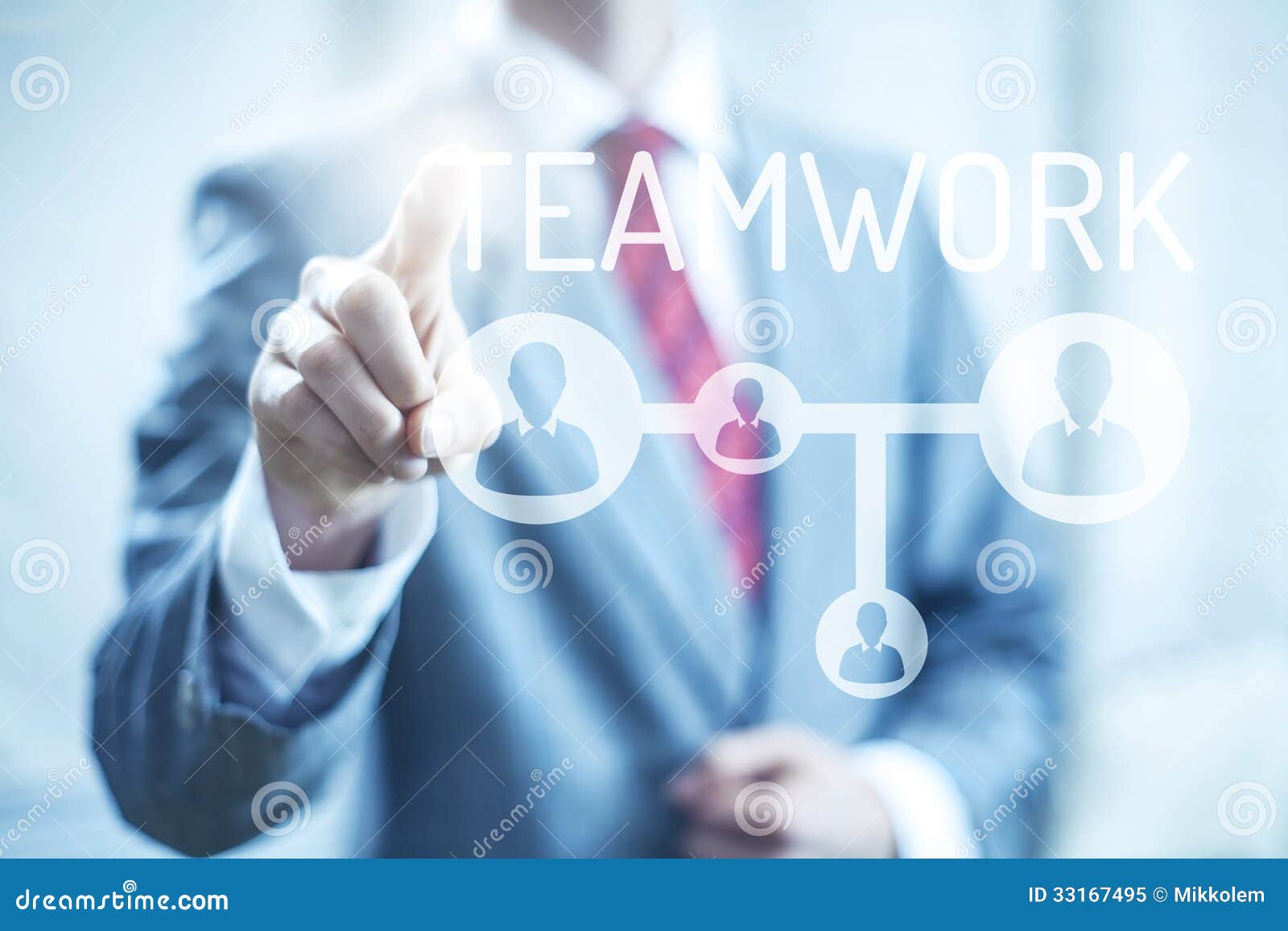 Teamwork concept stock image. Image of chart, blue, suit - 33167495