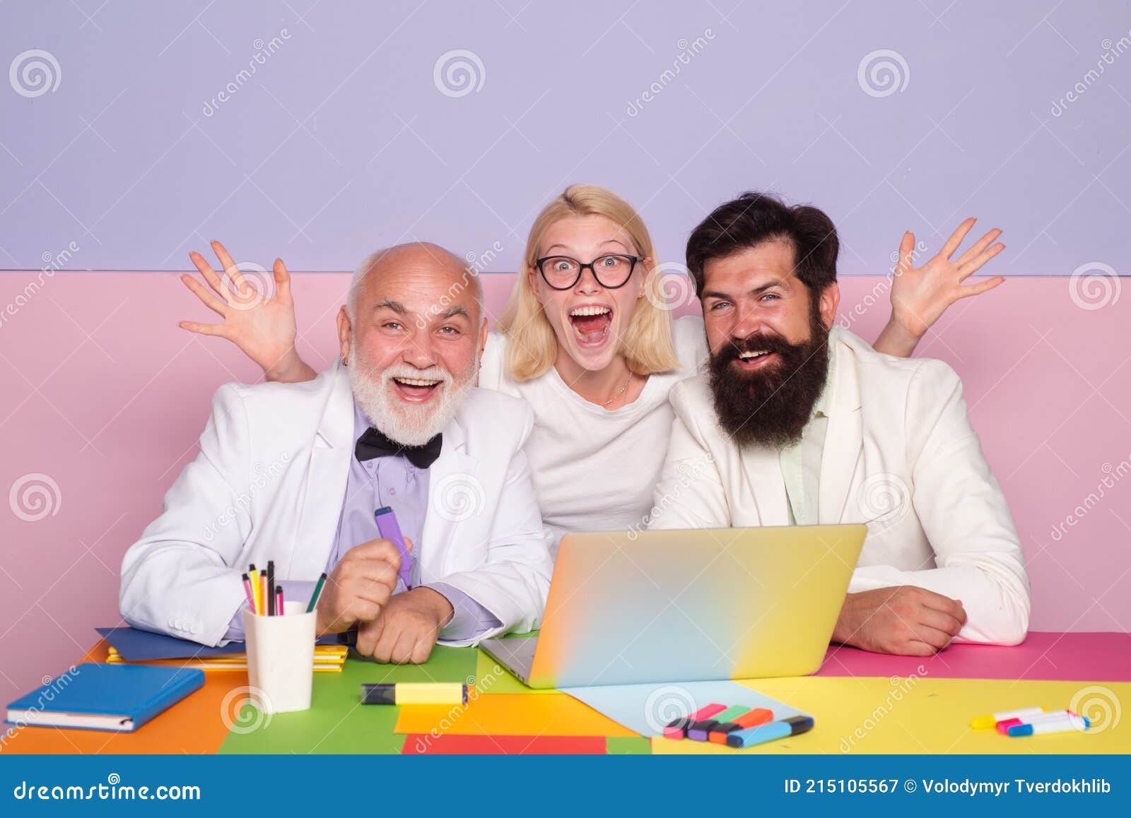 Teamwork Concept. Teamwork in Action. Teamwork of Students Working in ...