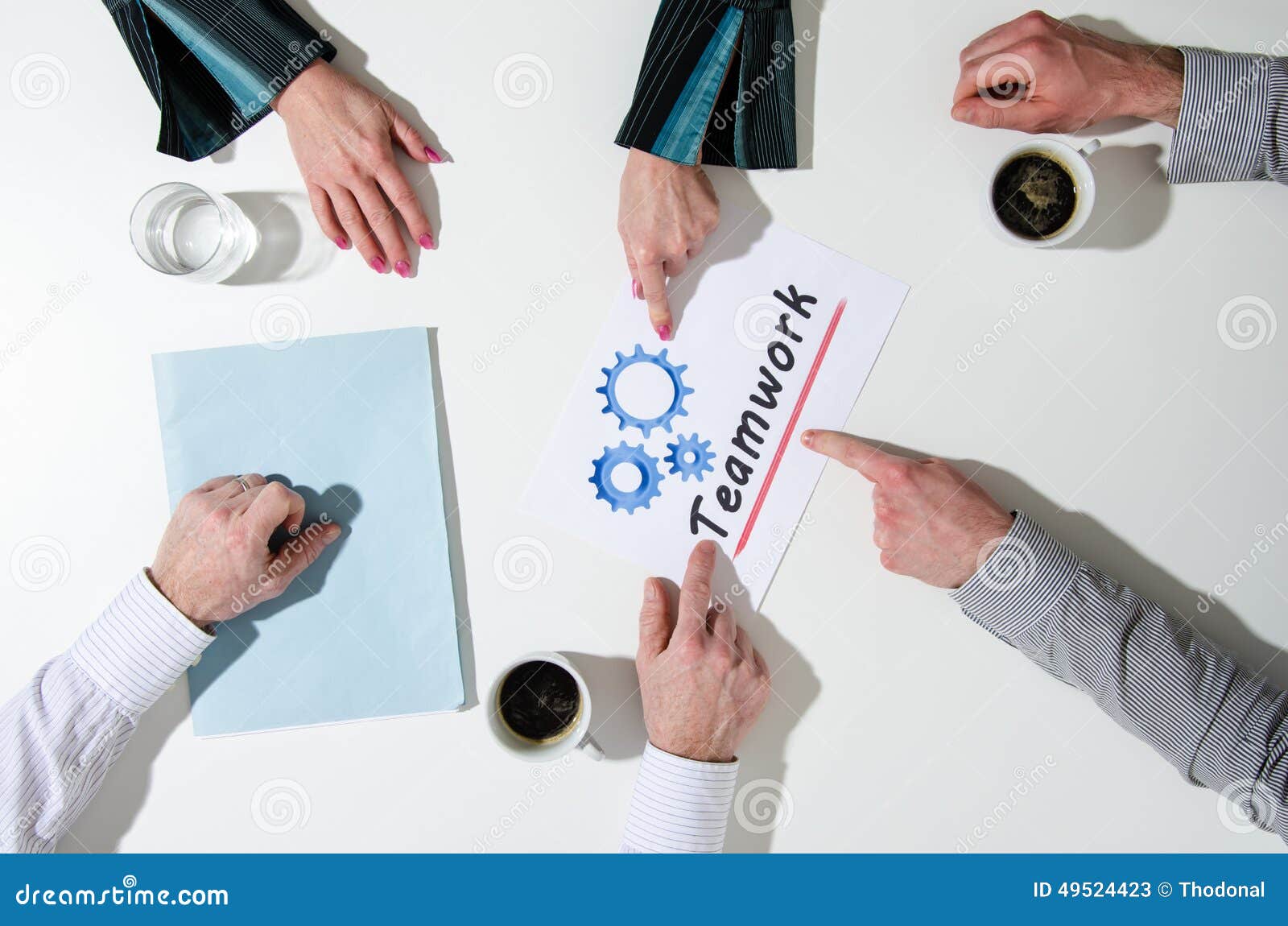 Teamwork concept stock image. Image of team, workplace - 49524423
