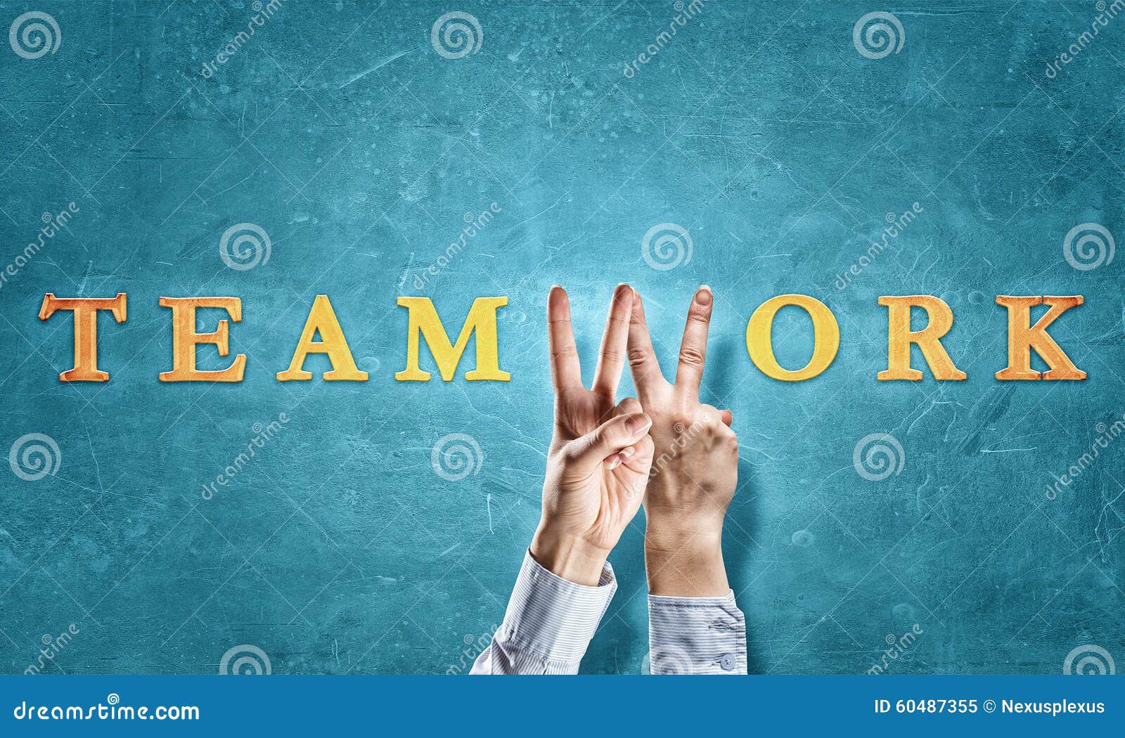 Teamwork concept stock image. Image of success, letter - 60487355