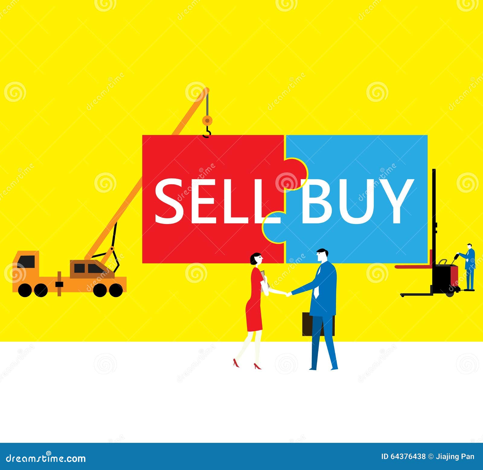 Teamwork: the Consensus stock illustration. Illustration of achievement ...