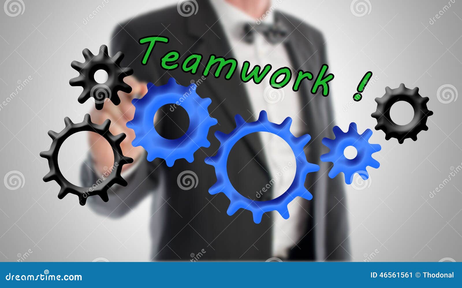 Teamwork and Contribution Concept Stock Image - Image of engine ...