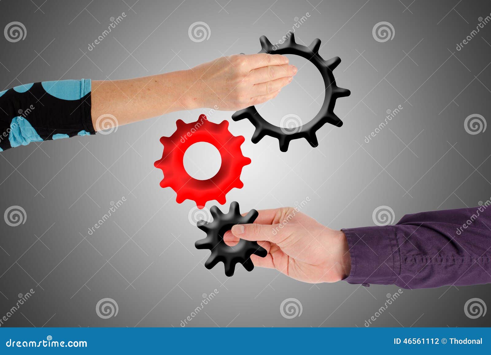 Teamwork and Contribution Concept Stock Photo - Image of solution ...