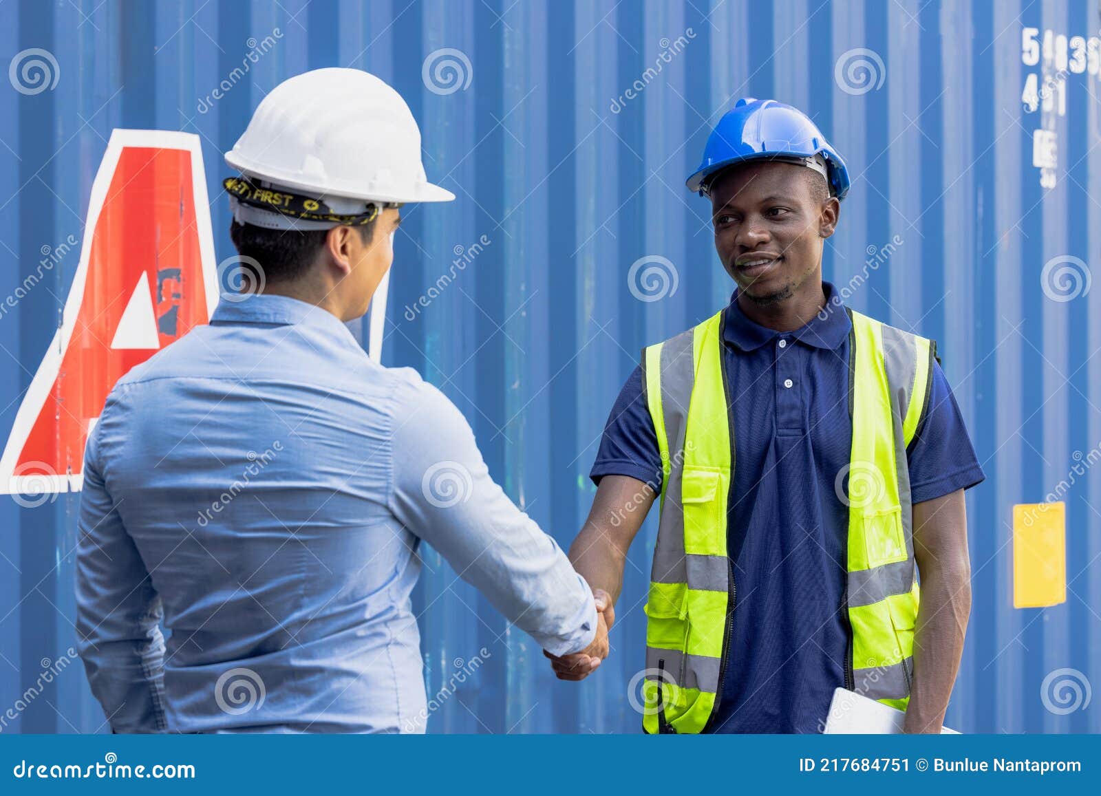 Teamwork Cooperation of International Container Shipping Multi Ethnic ...