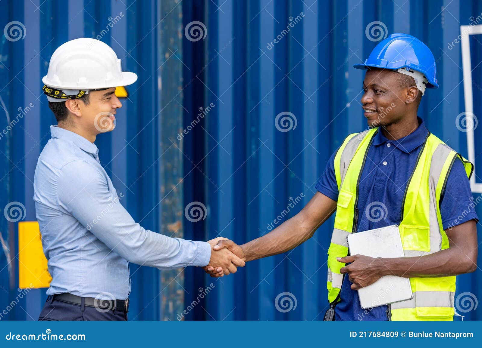 Teamwork Cooperation of International Container Shipping Multi Ethnic ...