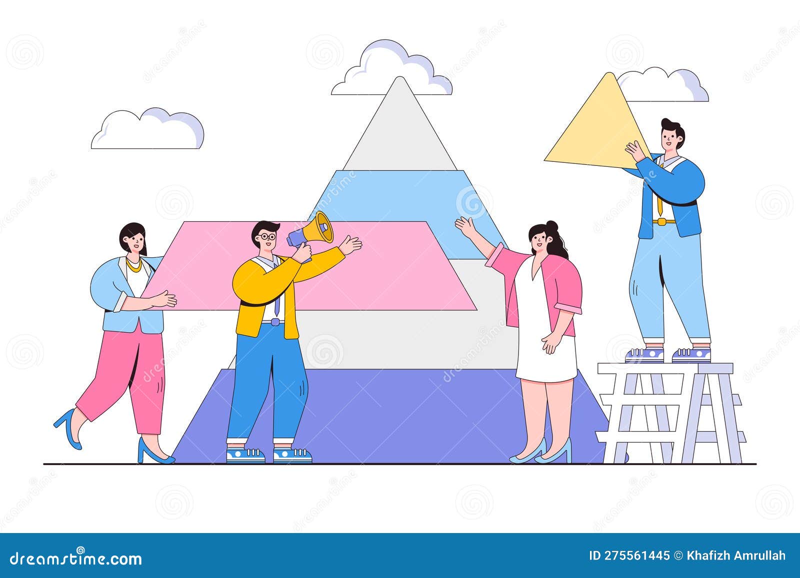 Teamwork, Cooperation, Partnership, Advancement Concept. Business ...