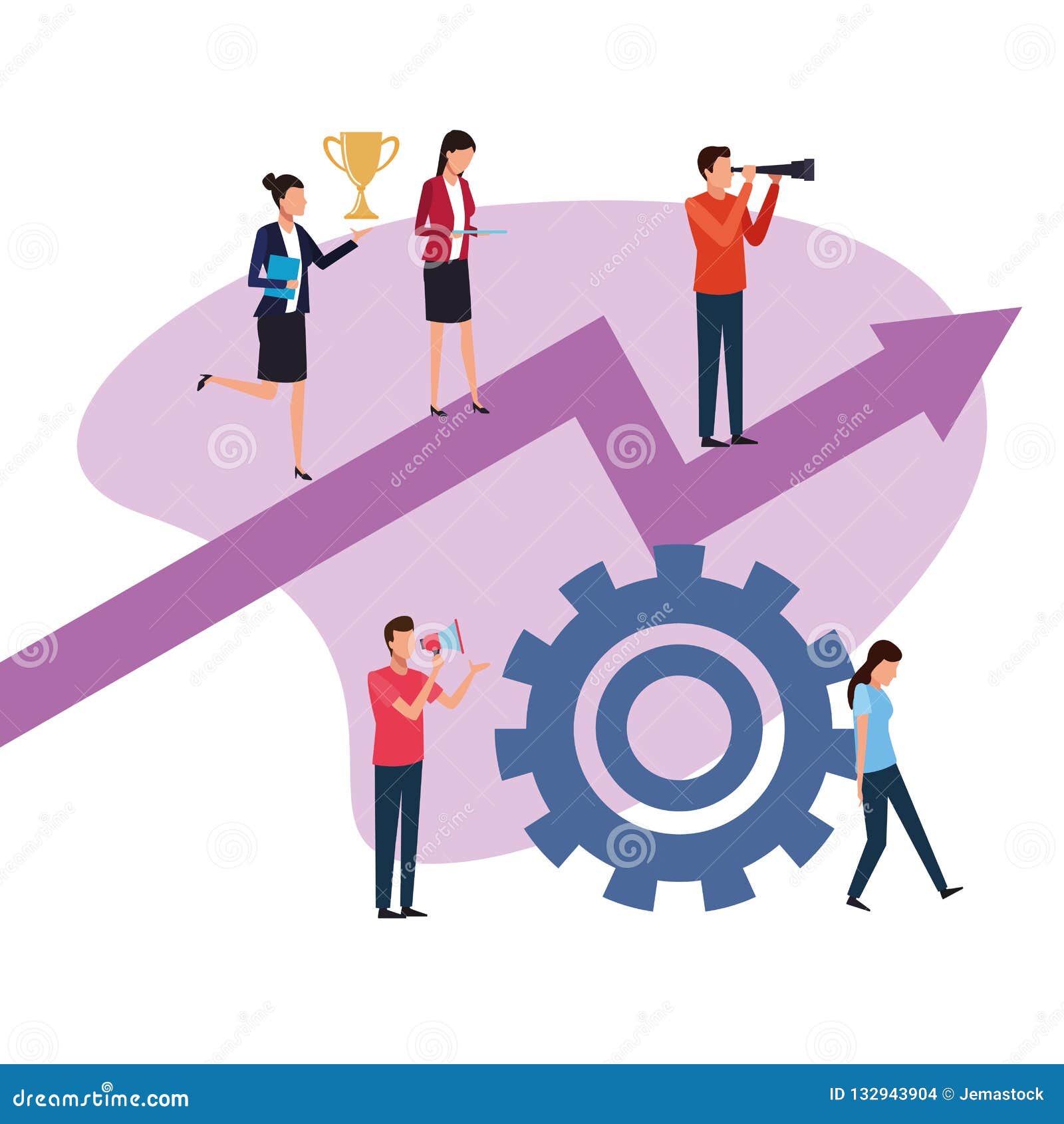 Teamwork creative design stock vector. Illustration of design - 132943904