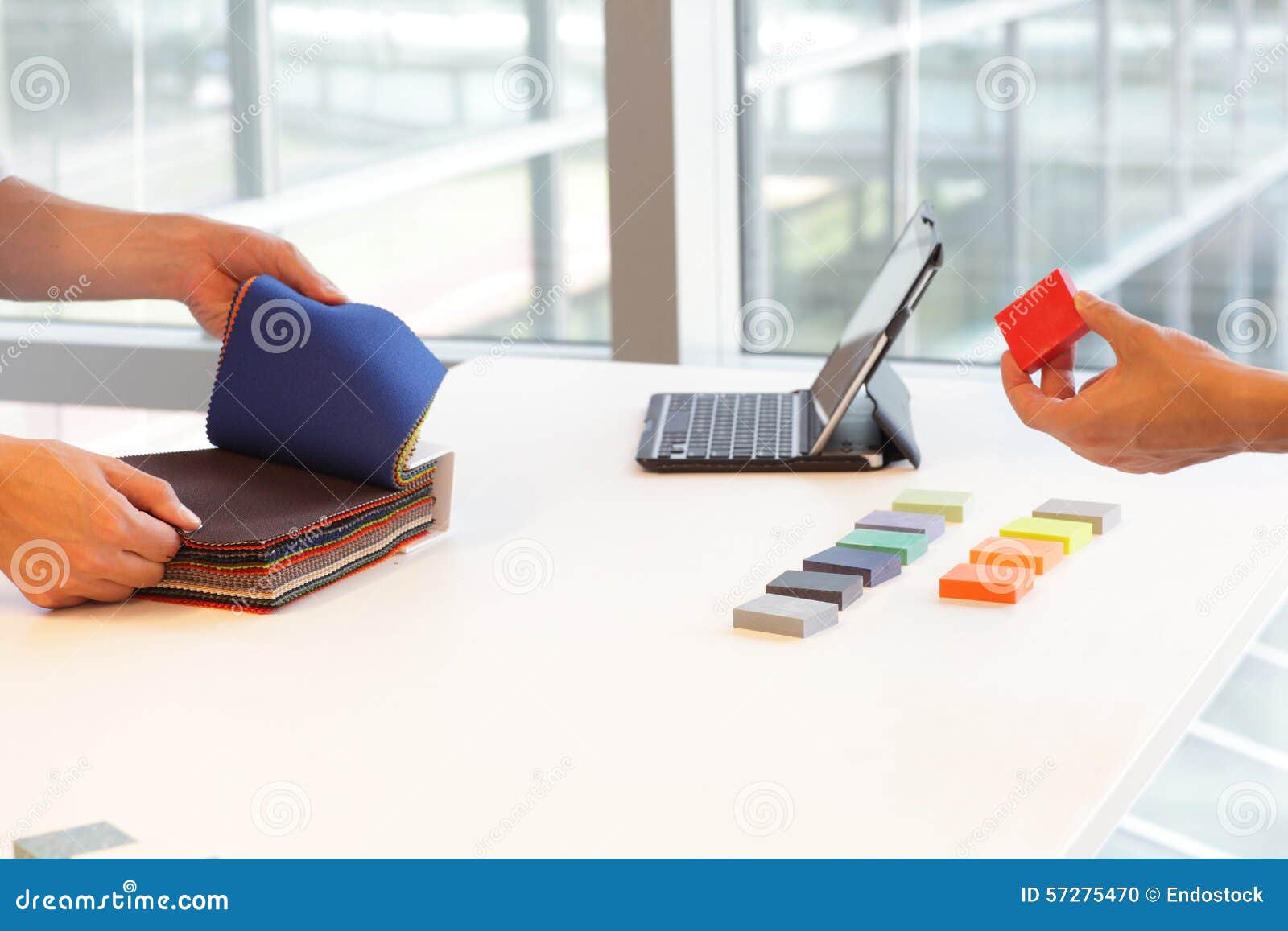 Teamwork in Creative Process Stock Photo - Image of colorful ...