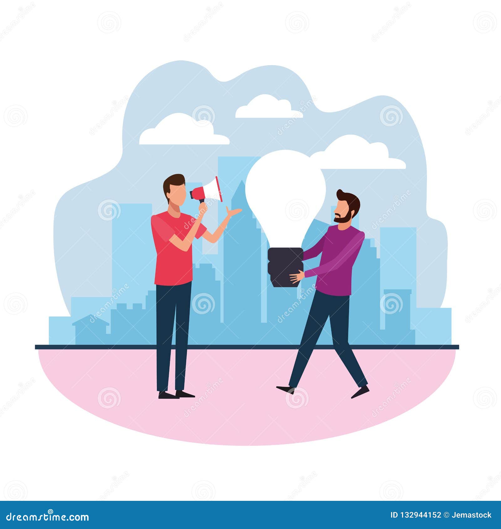 Teamwork creative design stock vector. Illustration of corporate ...
