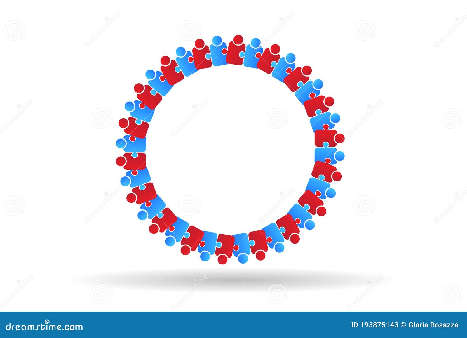 Teamwork Crowded People Logo Stock Vector - Illustration of charity ...