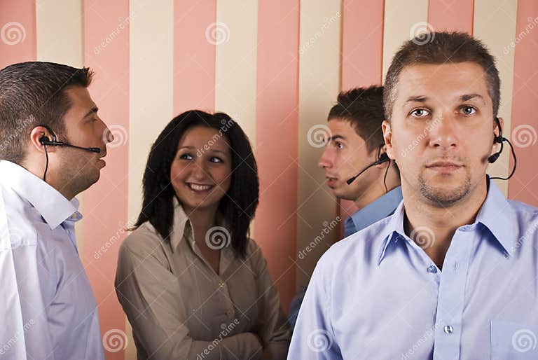 Teamwork customer service stock photo. Image of friends - 10984192