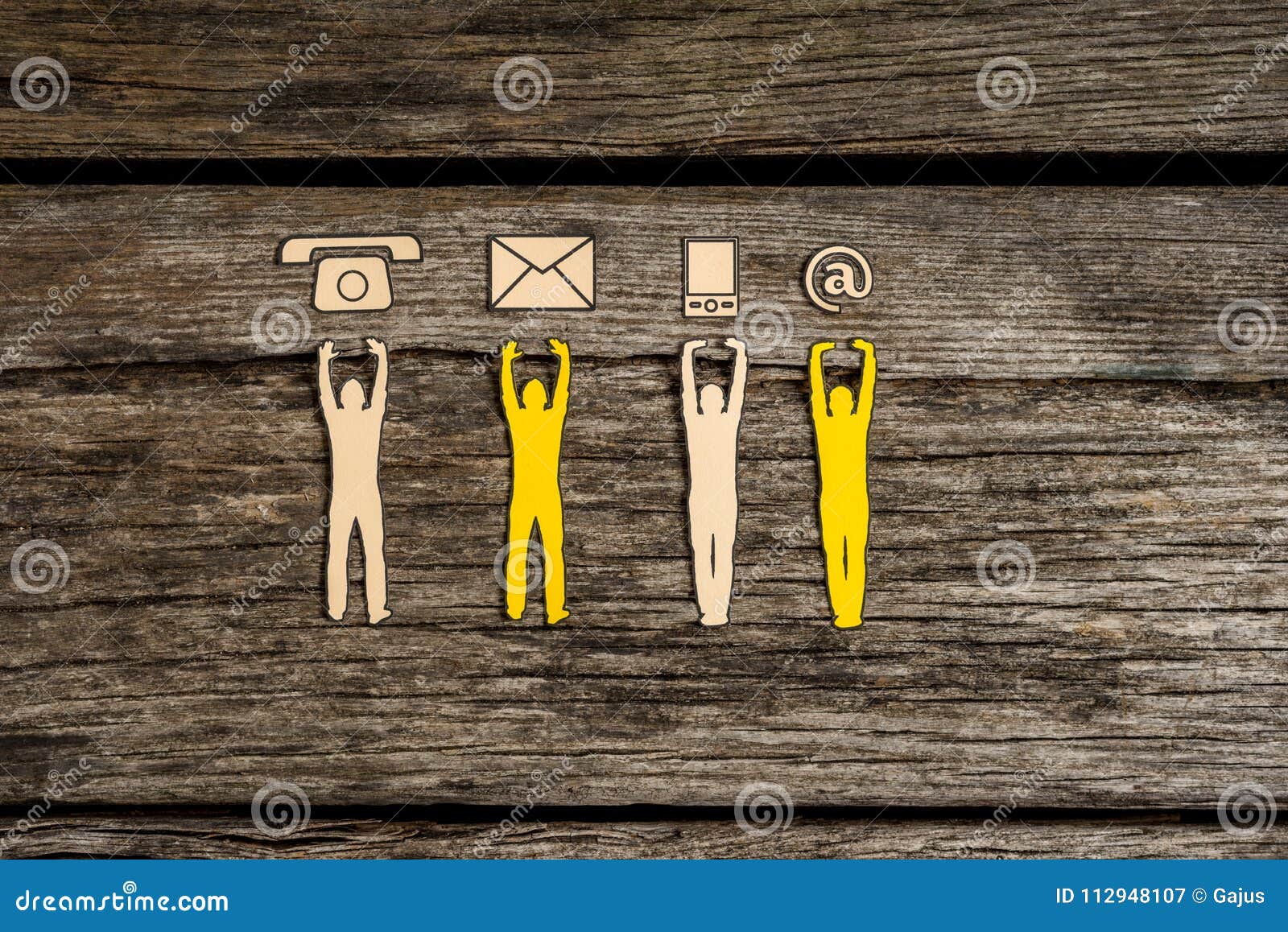 Teamwork and Customer Service Concept Stock Image - Image of ...