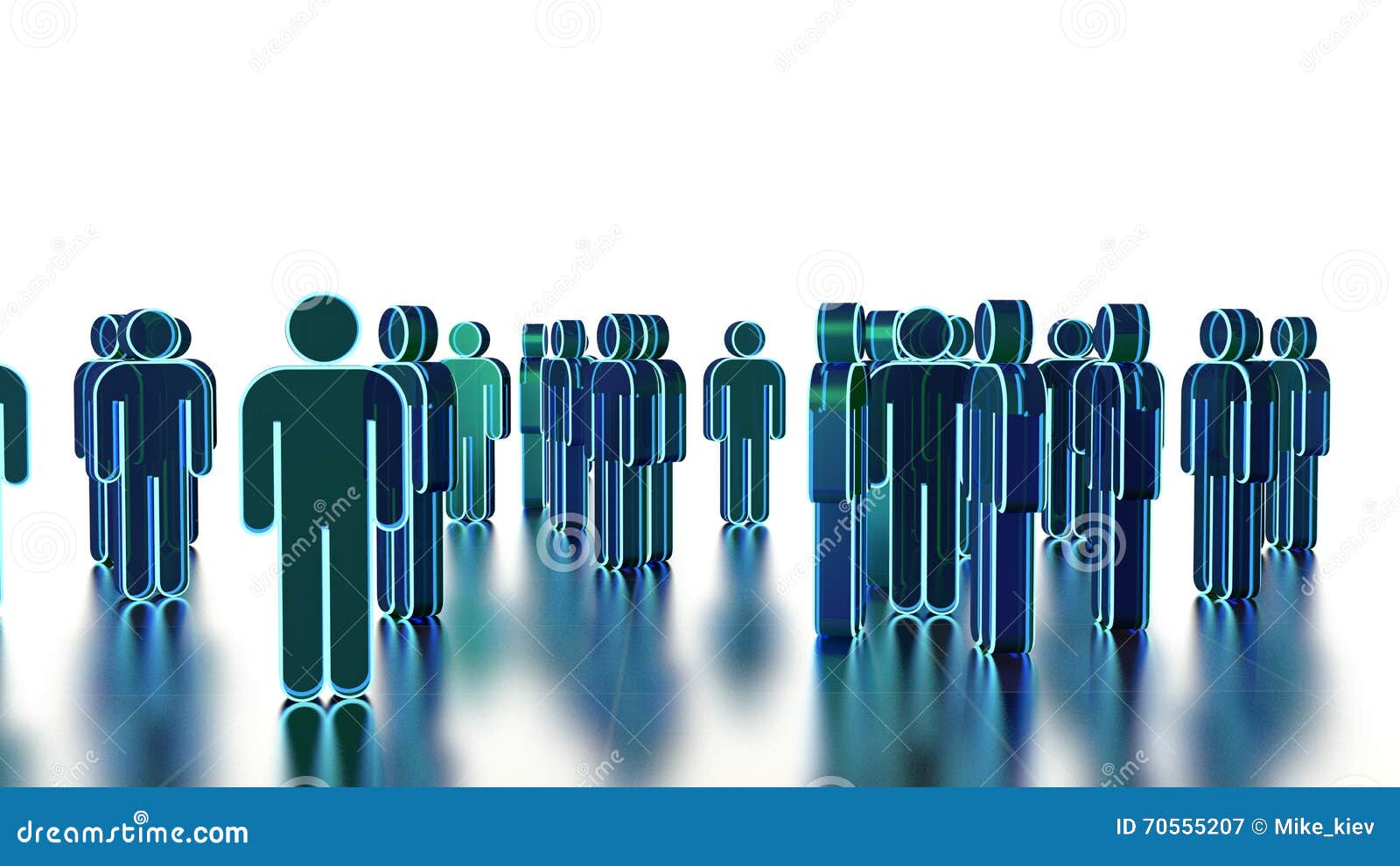 Teamwork, 3d illustration stock illustration. Illustration of growth ...