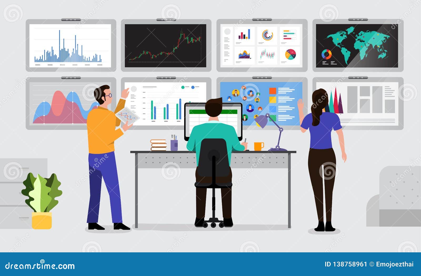 Data Analytics Line Icons Collection Insights Metrics Trends Dashboards Algorithms 7692