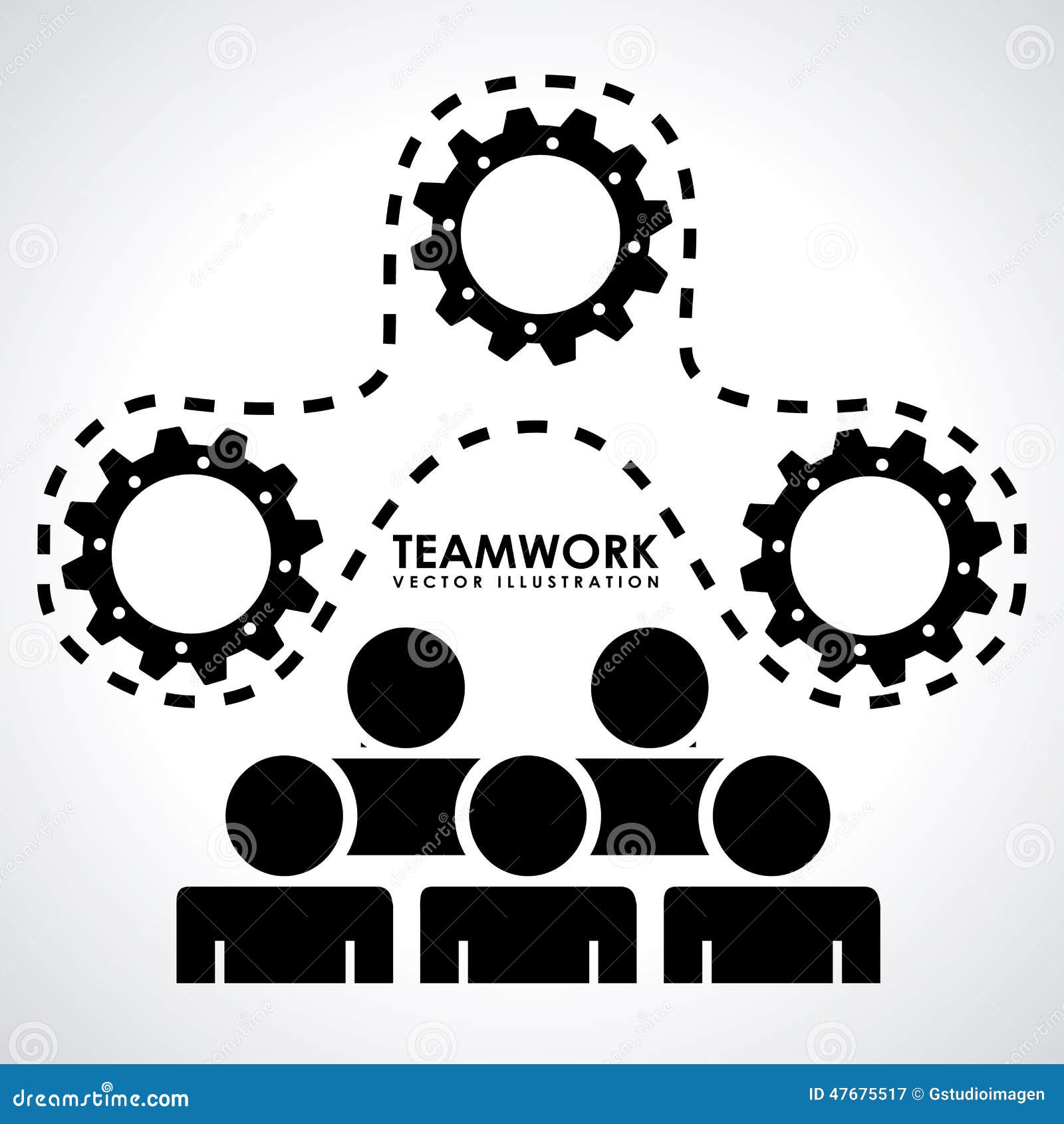 Teamwork design stock vector. Illustration of concept - 47675517