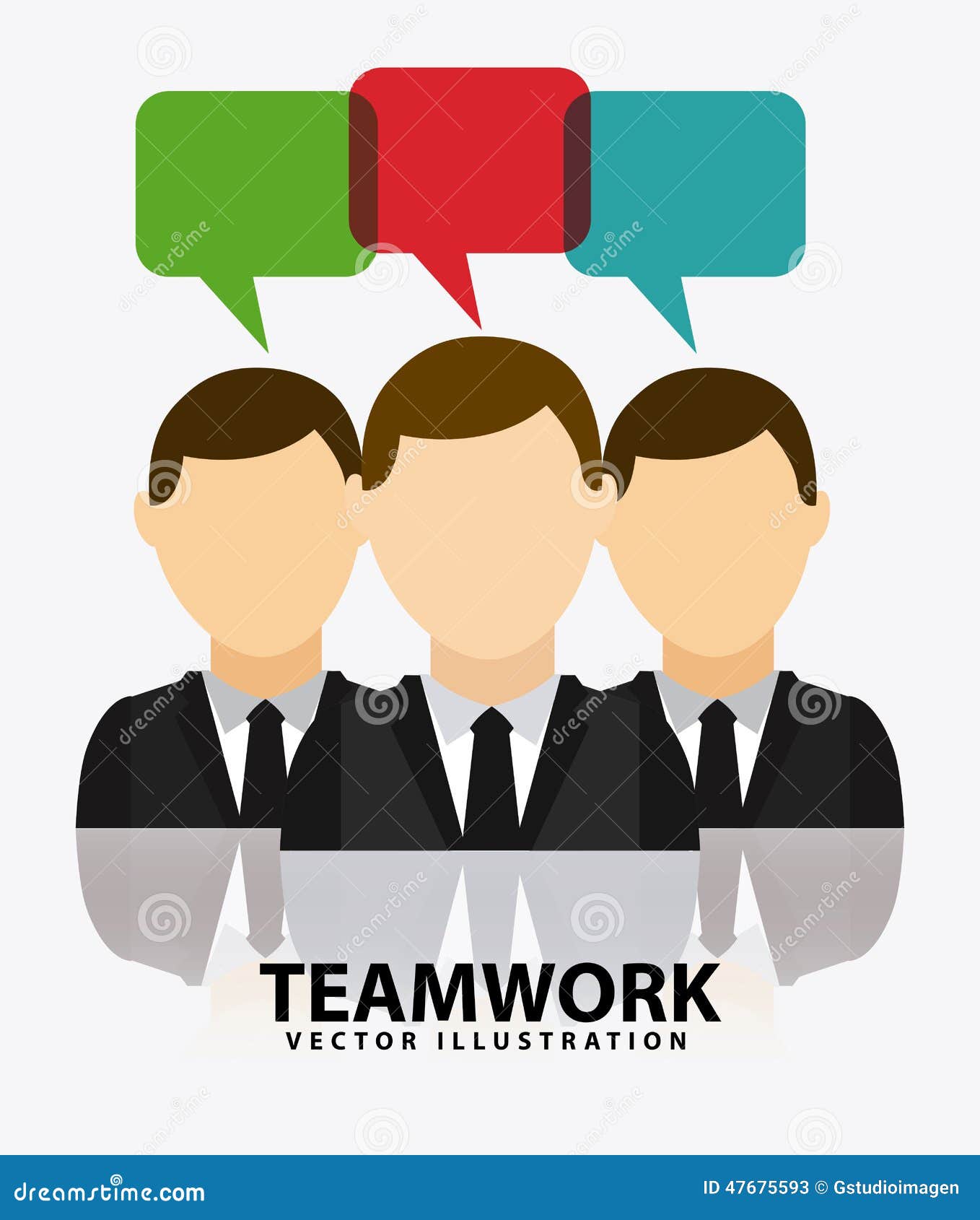 Teamwork design stock vector. Illustration of organization - 47675593