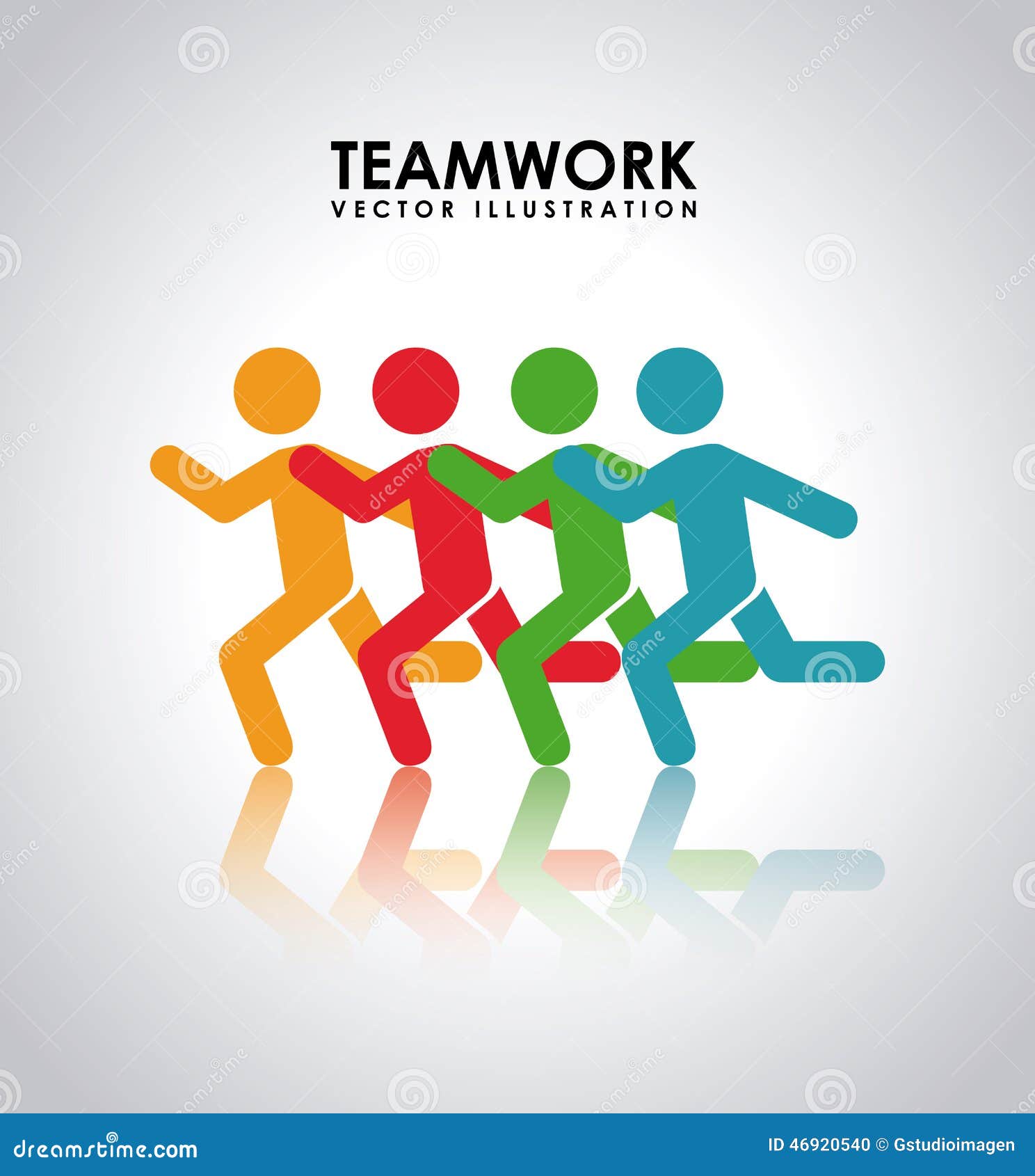 Teamwork design stock vector. Illustration of design - 46920540