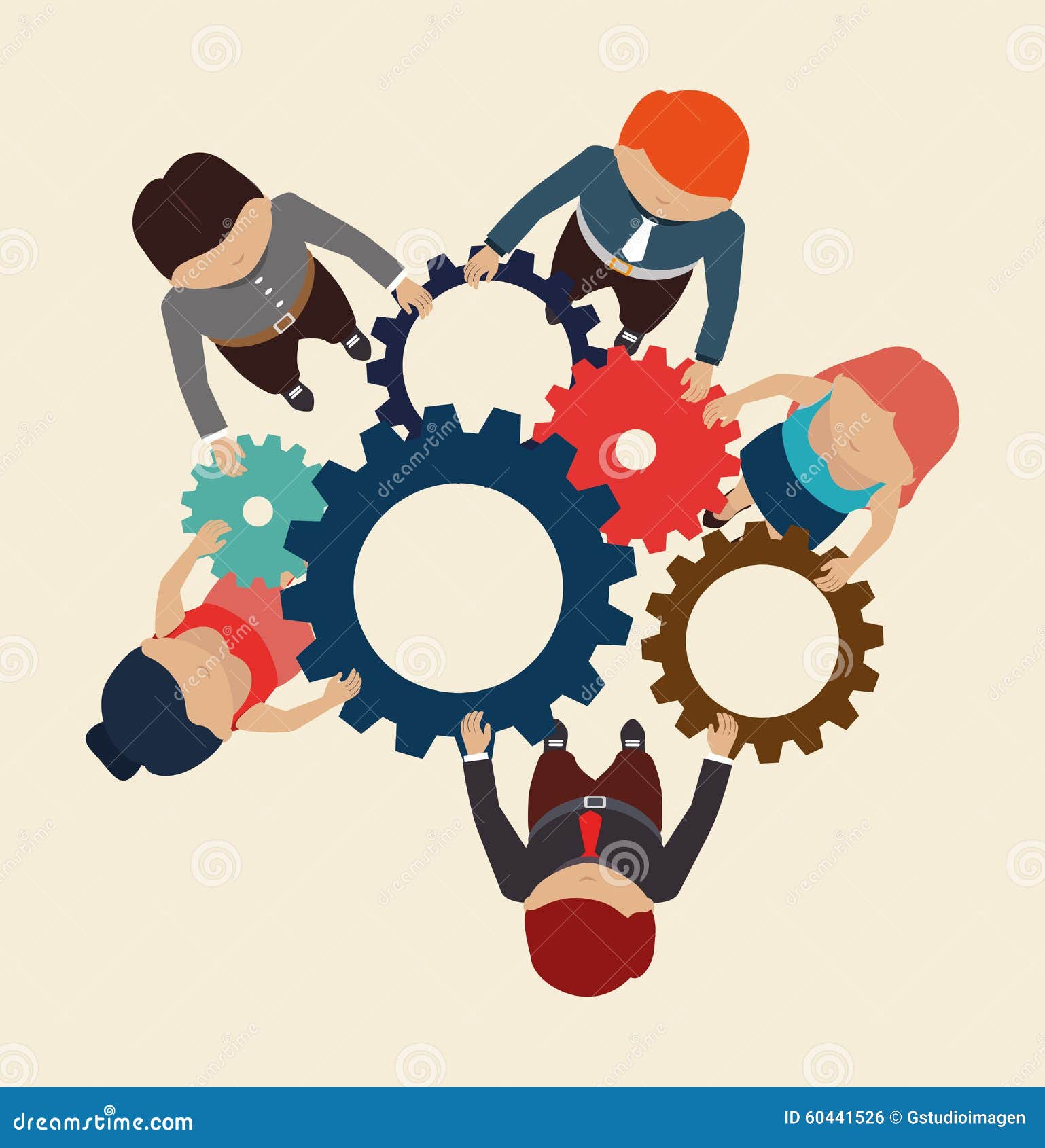 Teamwork design. stock vector. Illustration of conceptual - 60441526