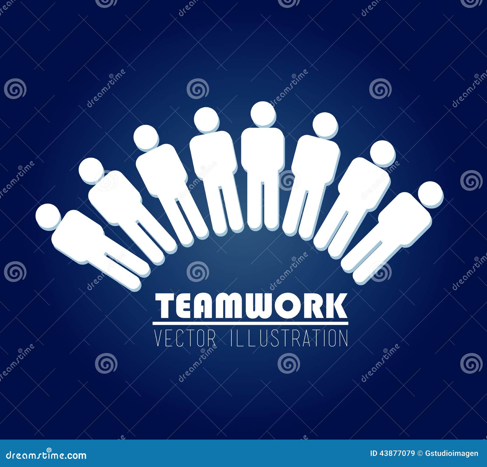 Teamwork design stock vector. Illustration of conceptual - 43877079