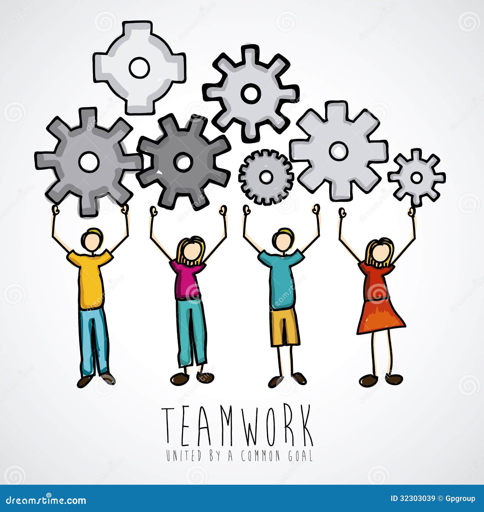 Teamwork Design Royalty Free Stock Images - Image: 32303039