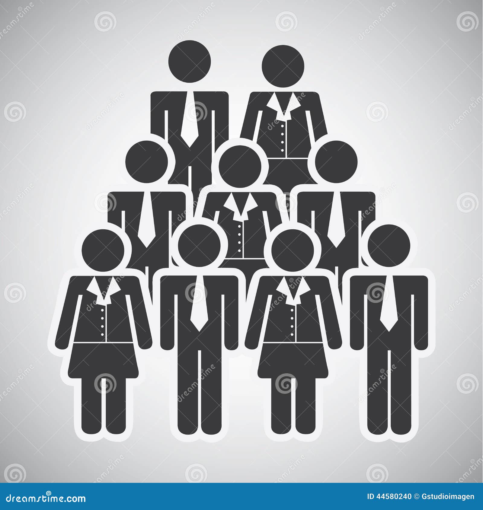 Teamwork design stock vector. Illustration of relation - 44580240