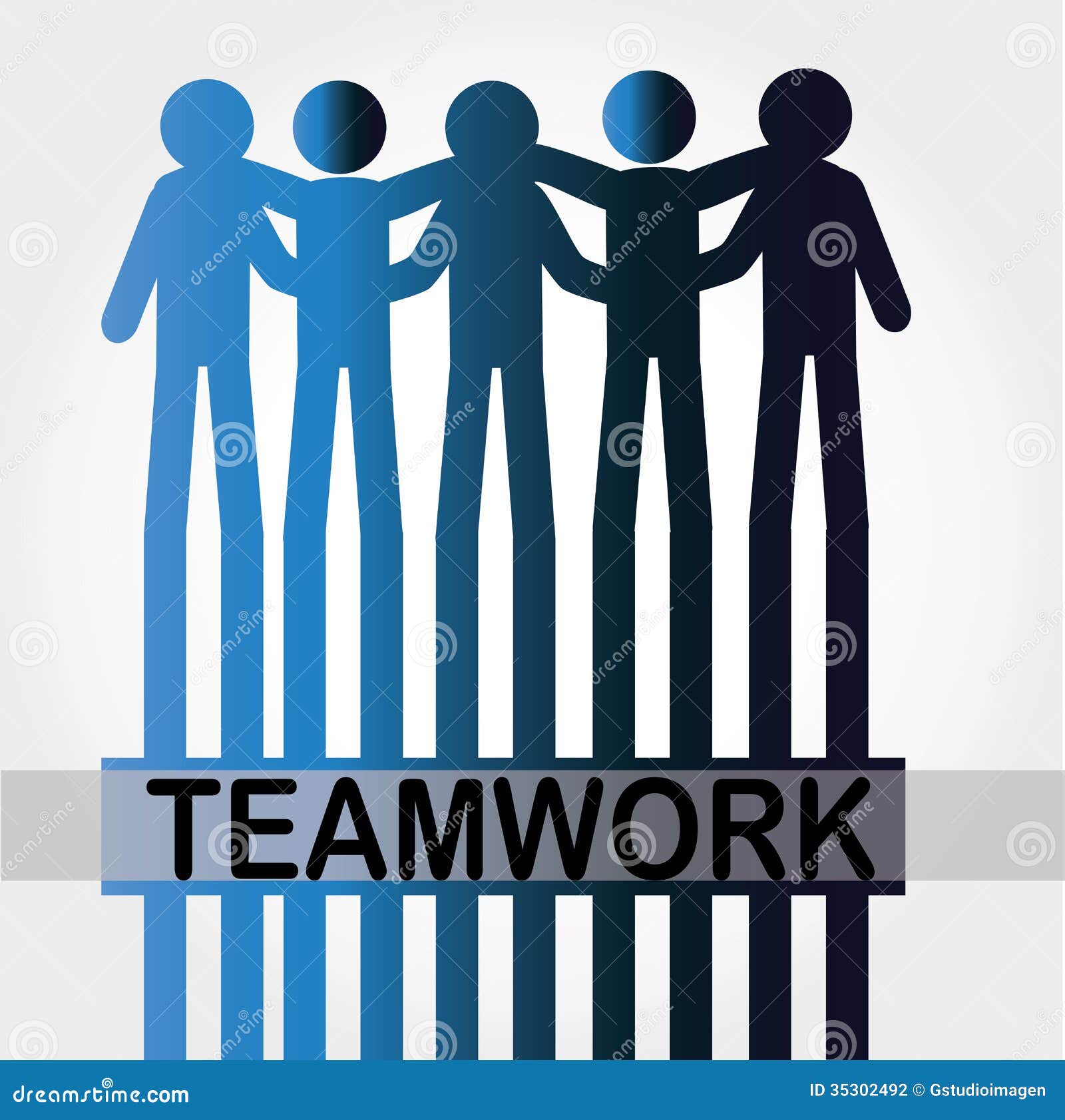 Teamwork design stock vector. Illustration of dynamic - 35302492