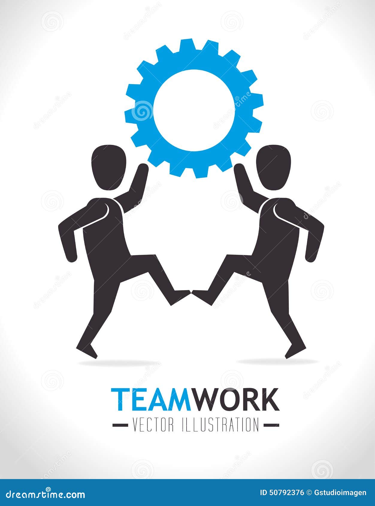 Teamwork Design, Vector Illustration. Stock Vector - Illustration of ...