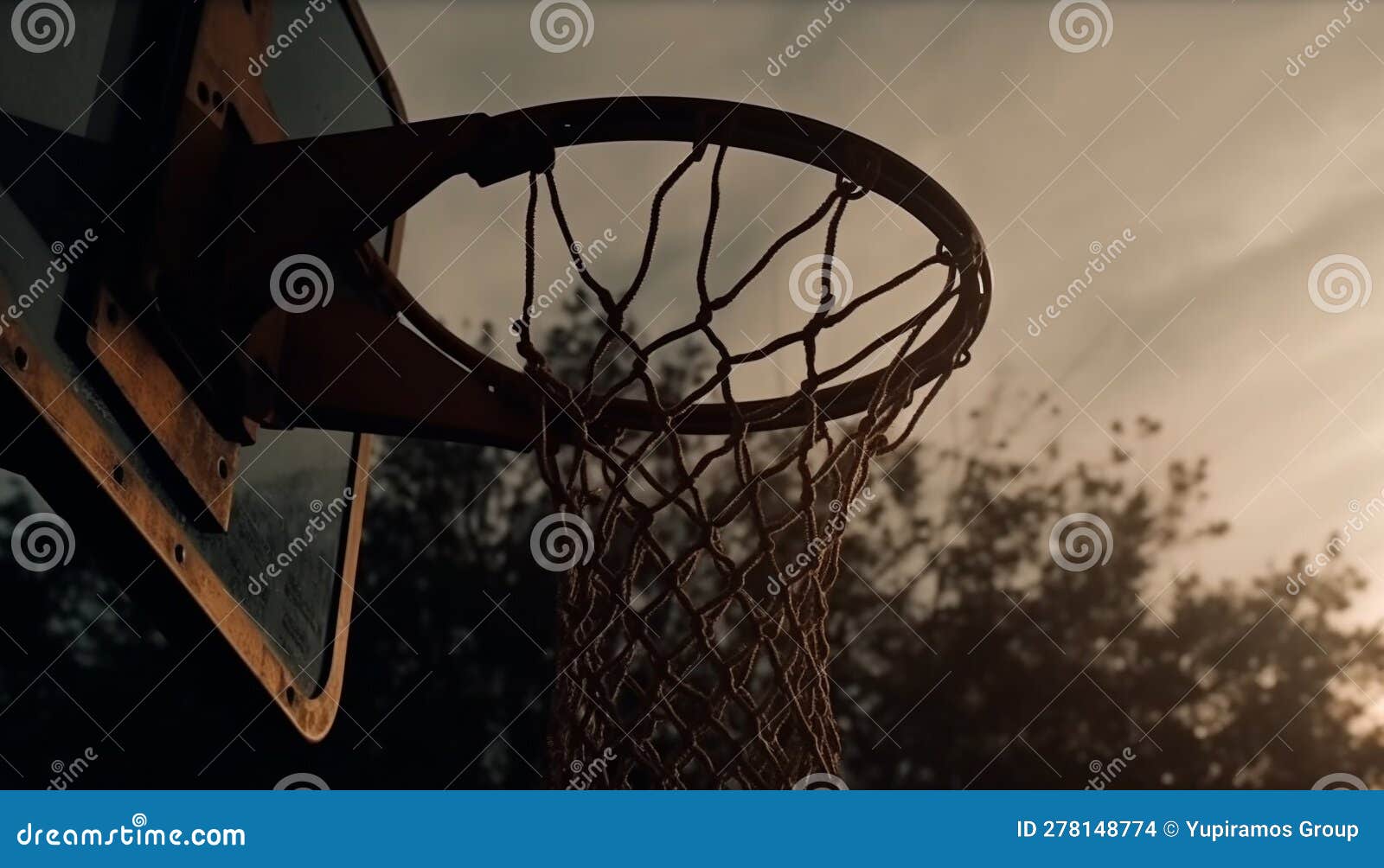 Teamwork and Determination Lead To Basketball Success Generated by AI ...